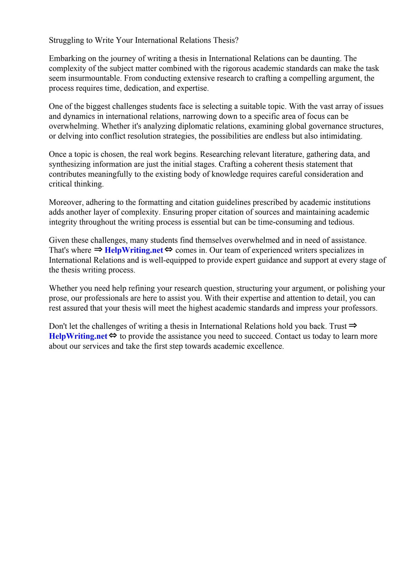 International Relations Thesis Topics Example by United States Military ...