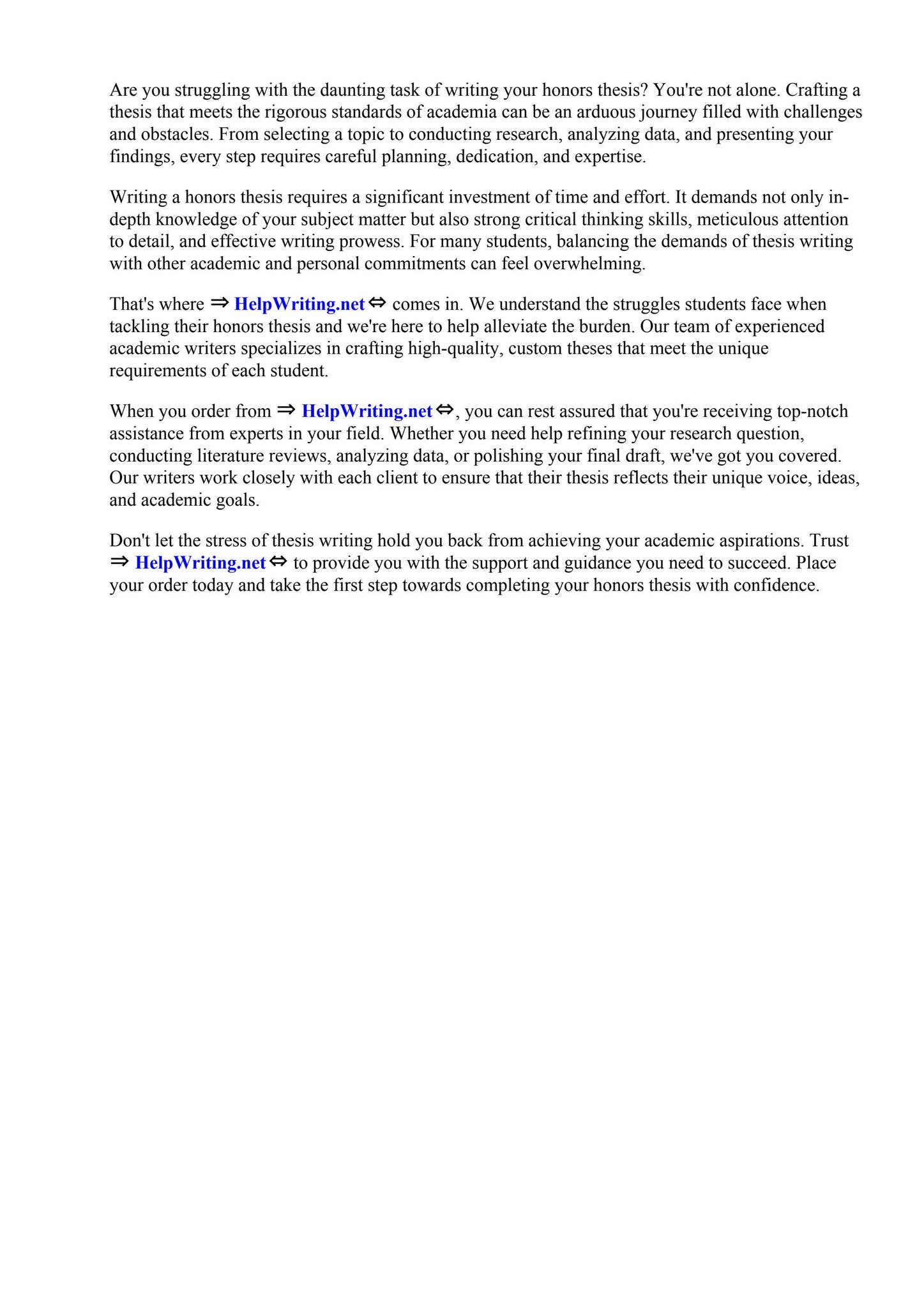 How To Write A Honours Thesis by Weber State University - Issuu