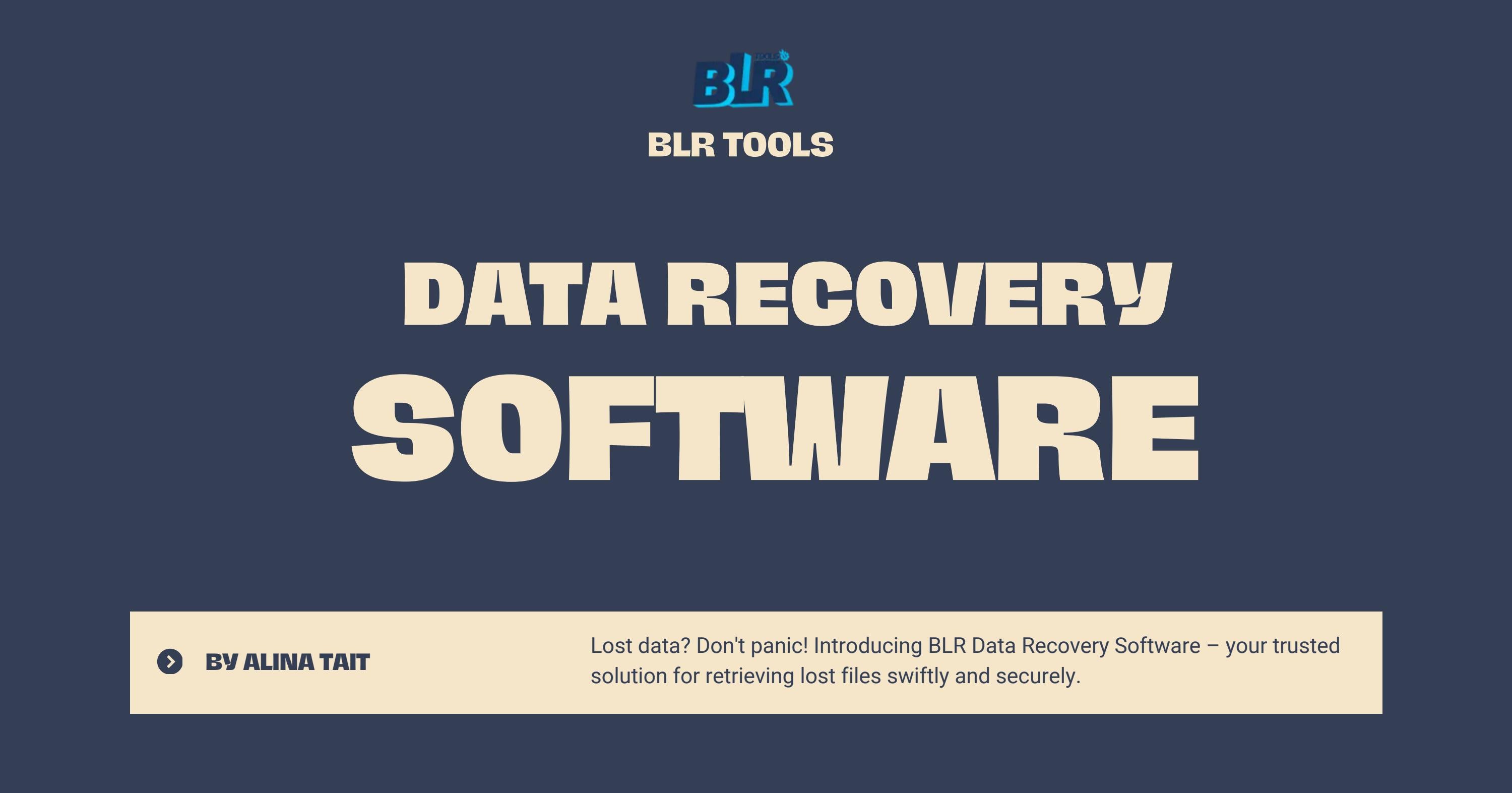 Data Recovery Software Blr Tools By Alina Tait Issuu