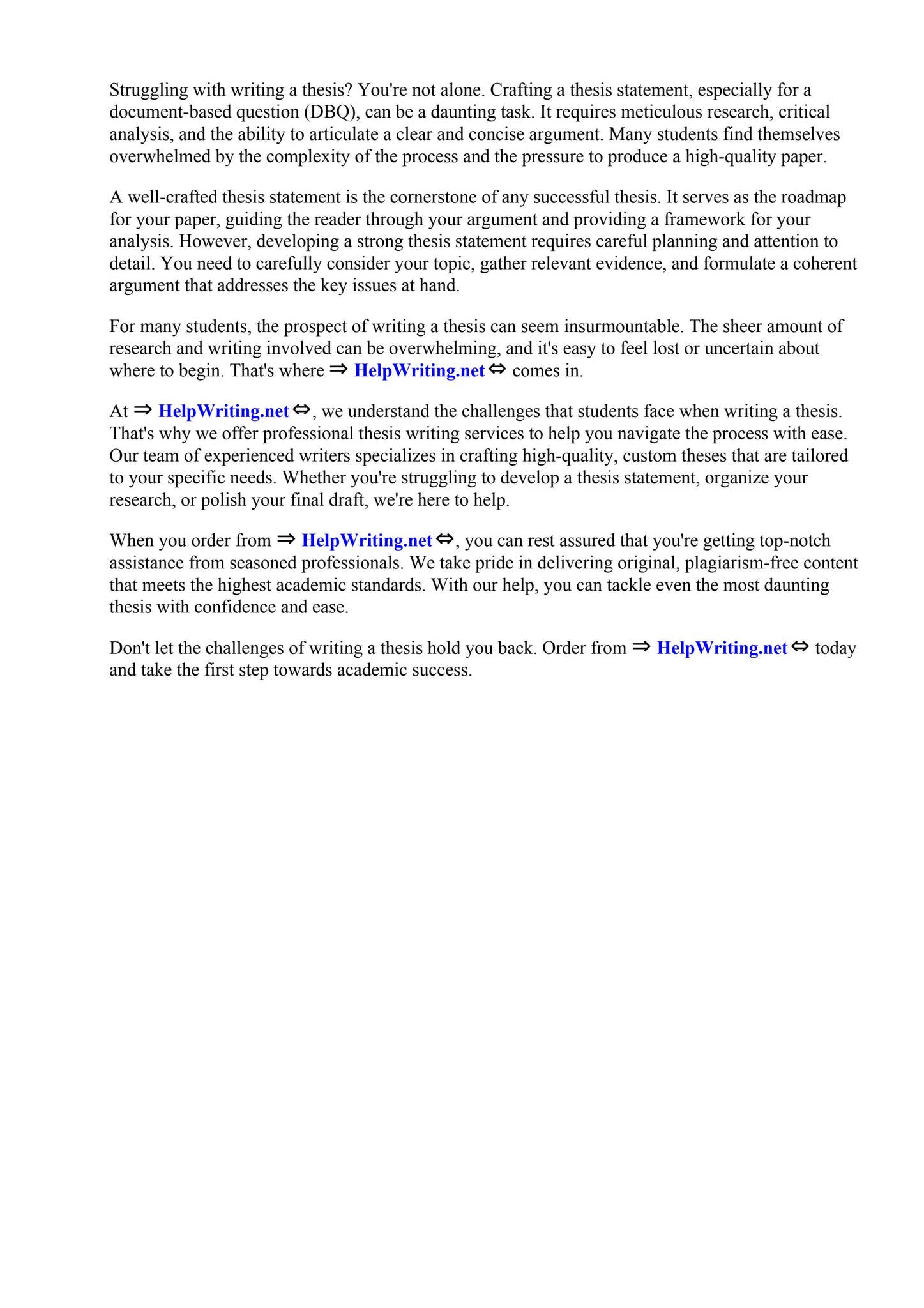 Dbq Thesis Statement Outline by Linfield University - Issuu