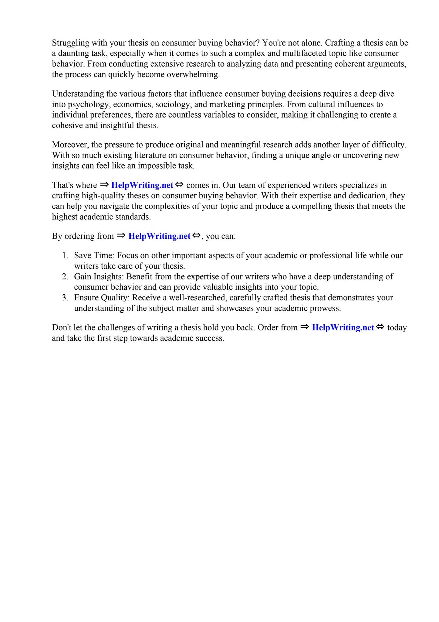 Thesis On Consumer Buying Behaviour by Oakwood University - Issuu