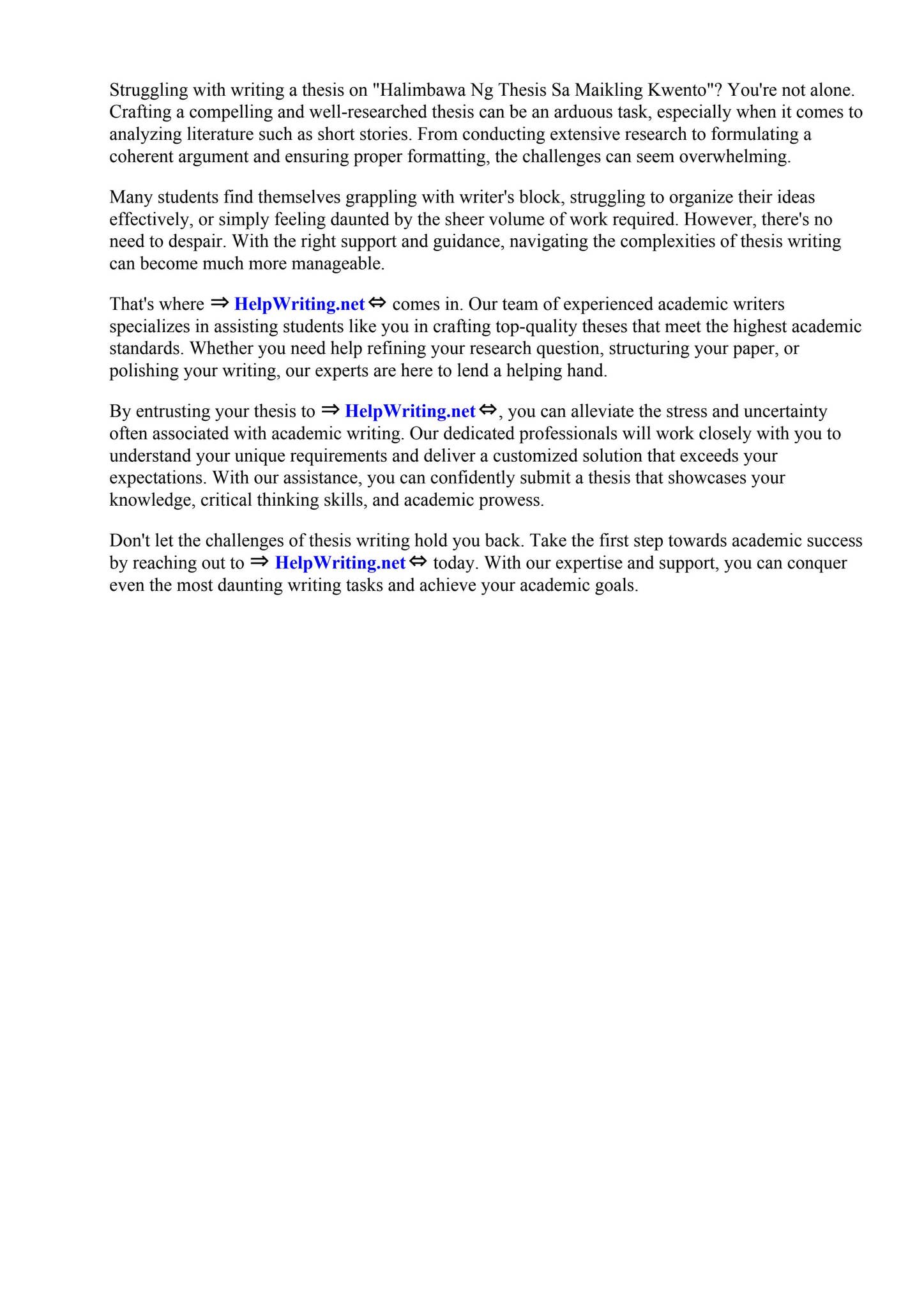 Halimbawa Ng Thesis Sa Maikling Kwento by University of West Alabama ...