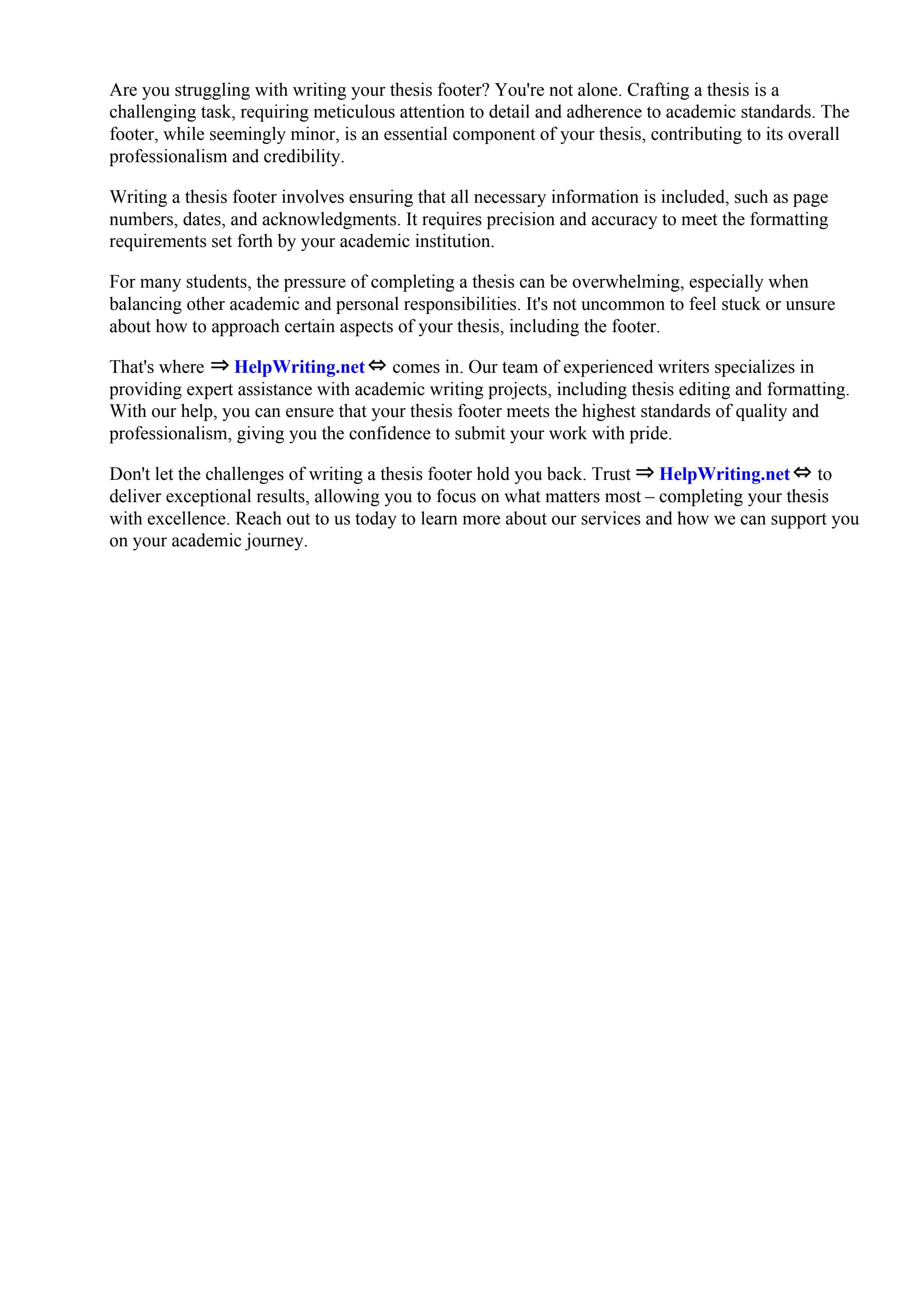 Edit Thesis Footer by Bradley University - Issuu