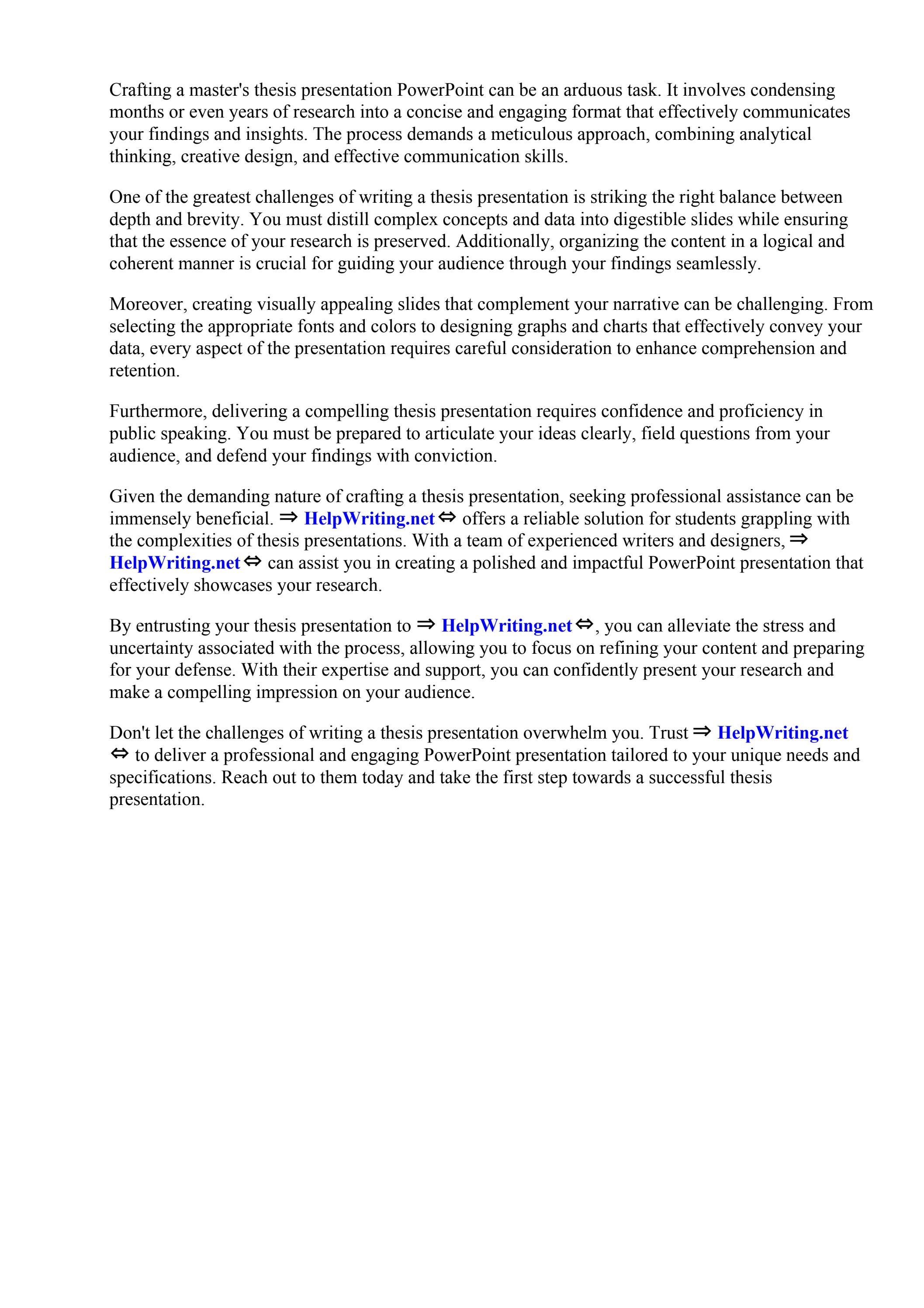 Ms Thesis Presentation Ppt by Los Angeles Trade Technical College - Issuu