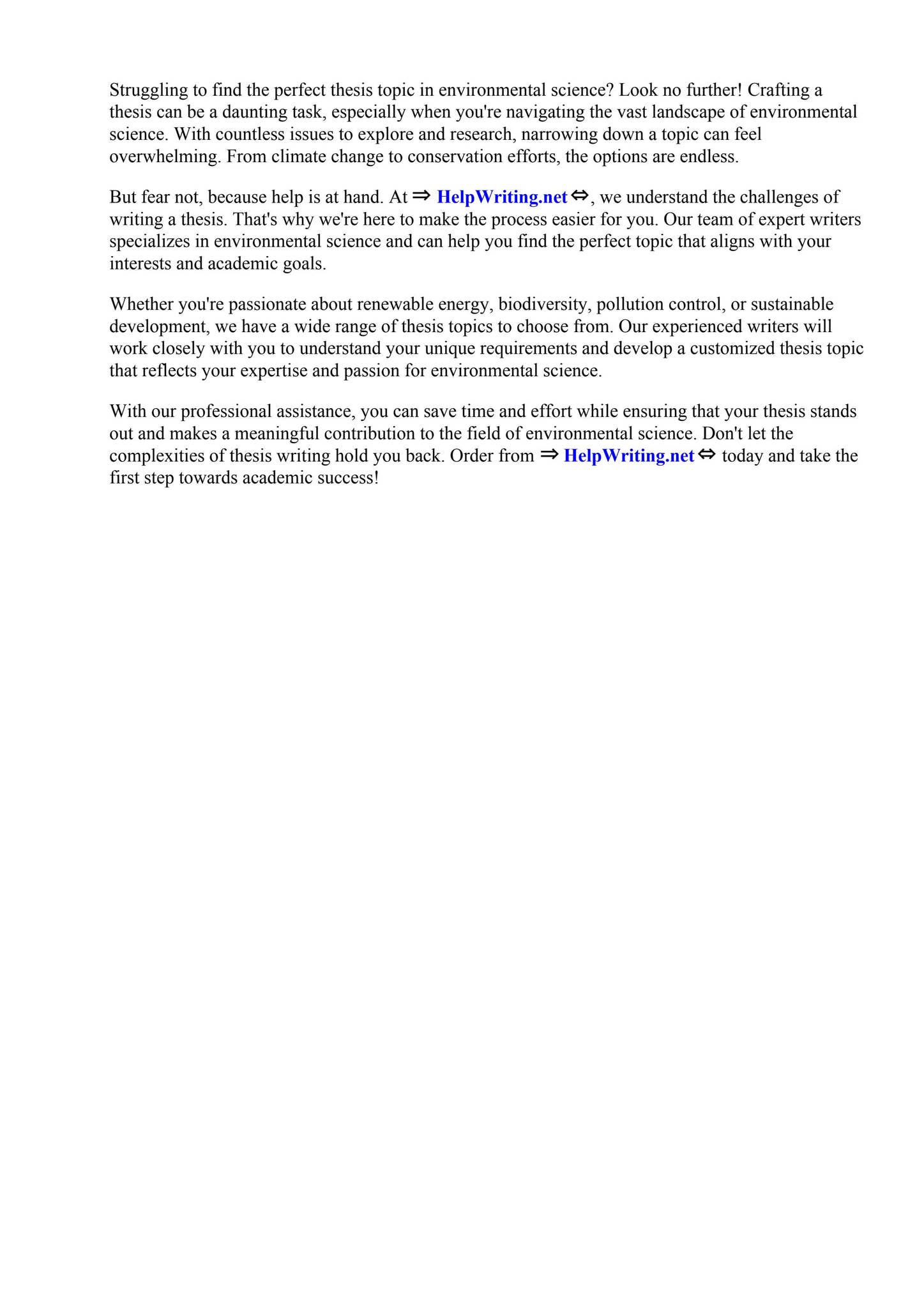 Thesis Topics In Environmental Science by MedQuest College - Issuu