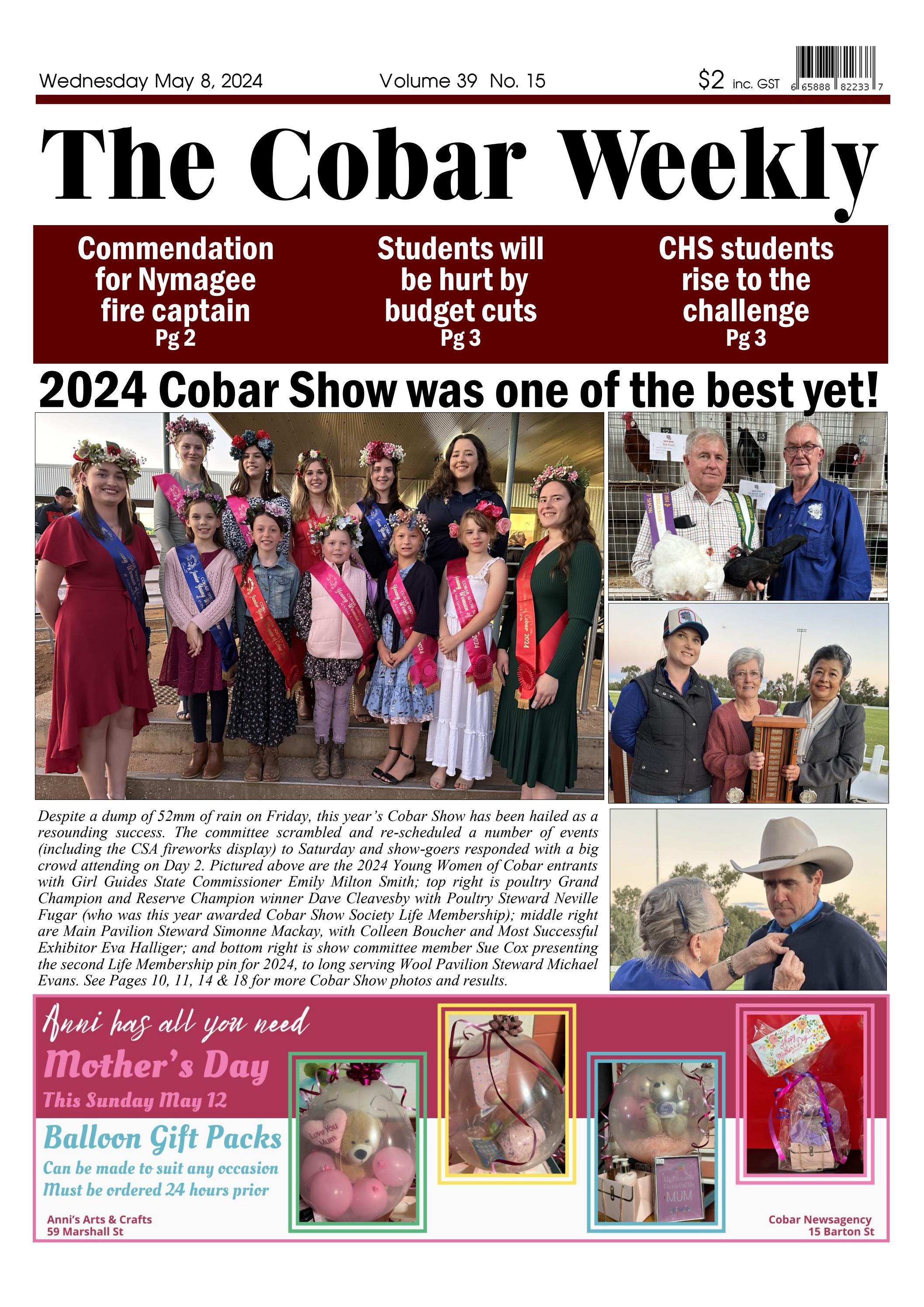TCW 080524 by The Cobar Weekly - Issuu