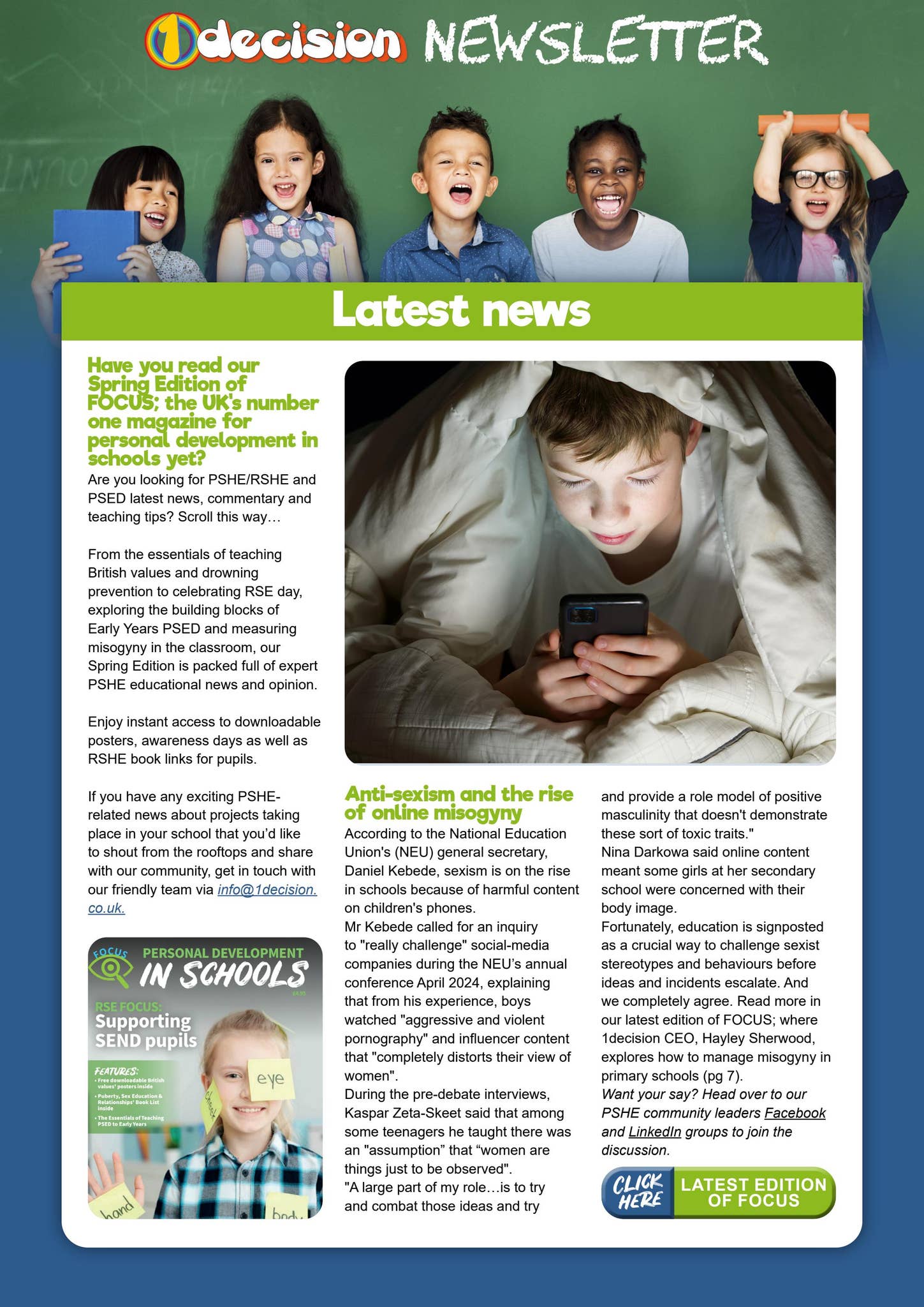 1decision Newsletter - May 2024 by 1decision Ltd - Issuu