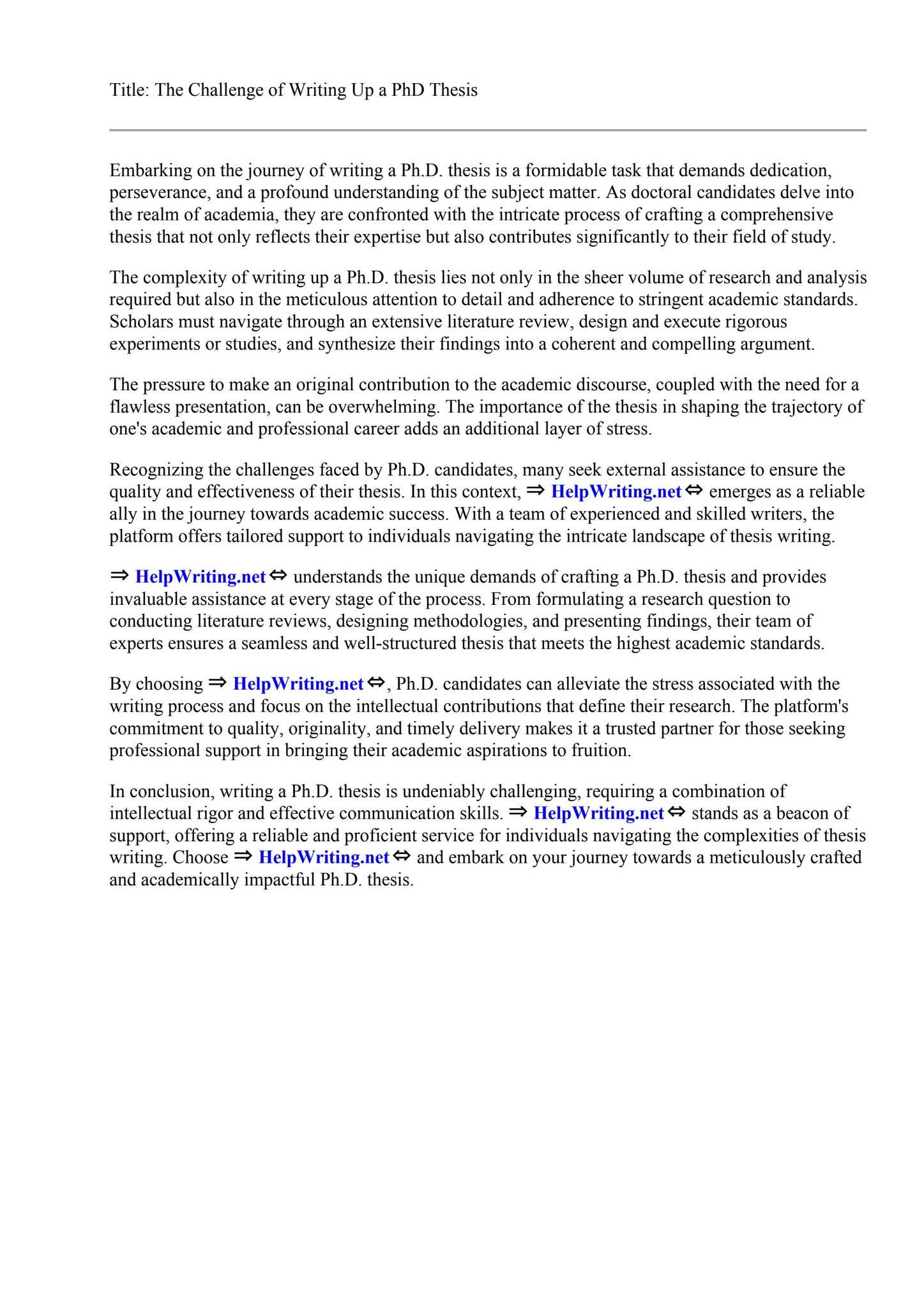 Writing Up Thesis Phd by Santa Barbara City College - Issuu