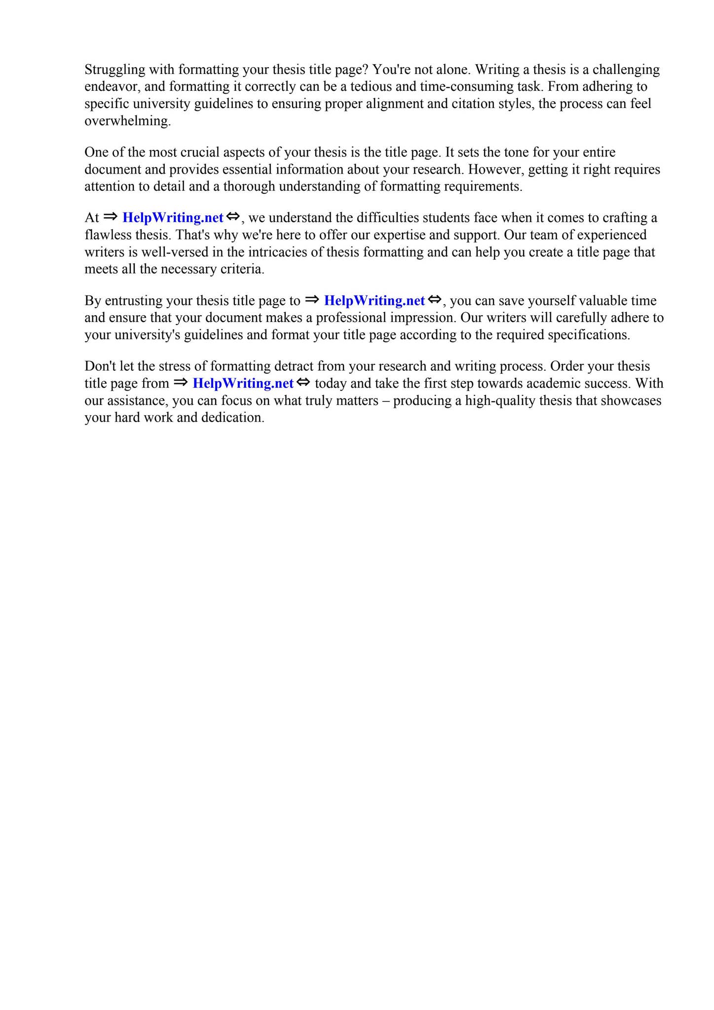 Thesis Format Title Page By Hampton University Issuu