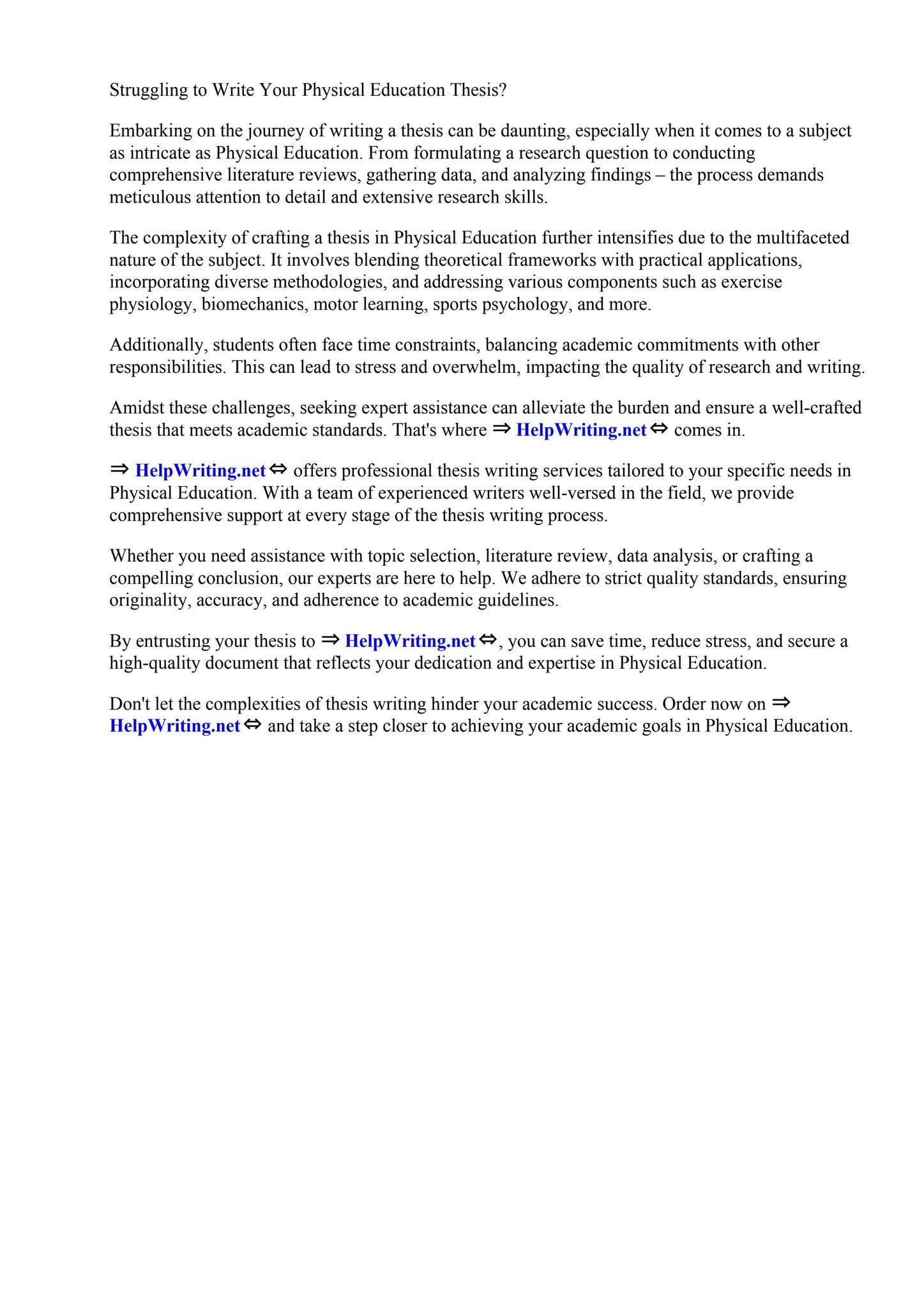 Thesis Title In Physical Education by Delta State University - Issuu