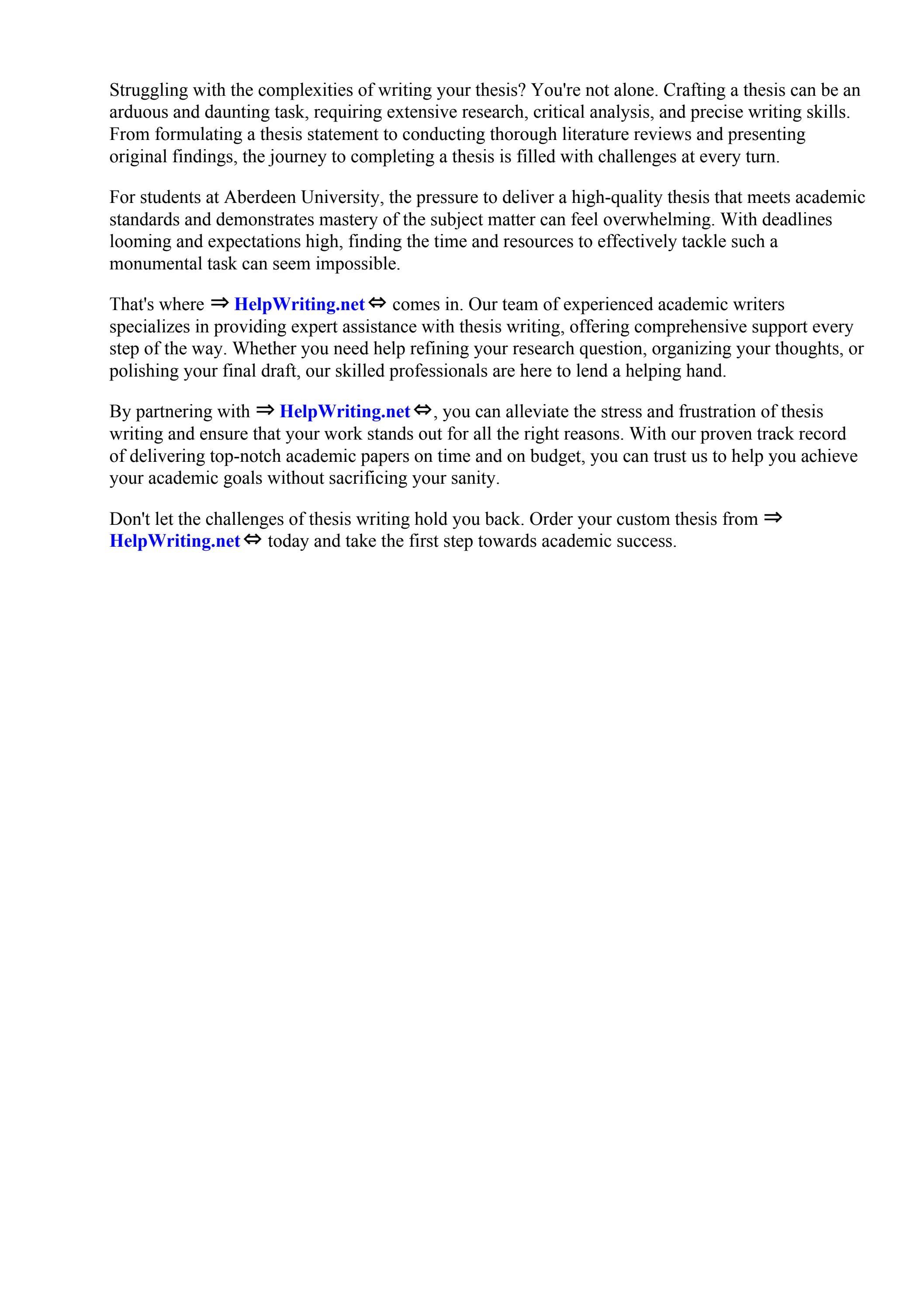 Thesis Submission Aberdeen University by Clearwater Christian College ...