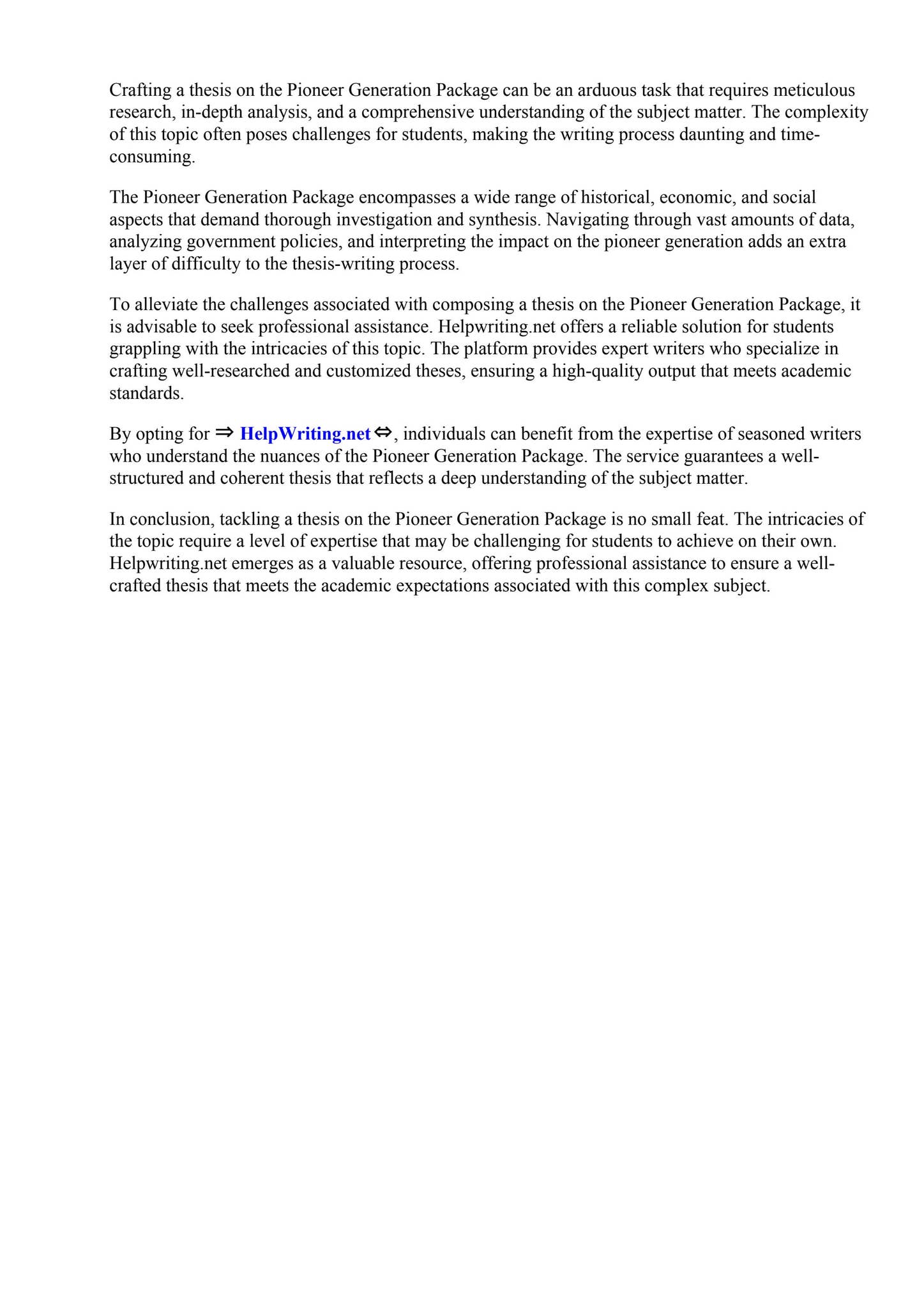 Thesis On Pioneer Generation Package by York Technical College - Issuu
