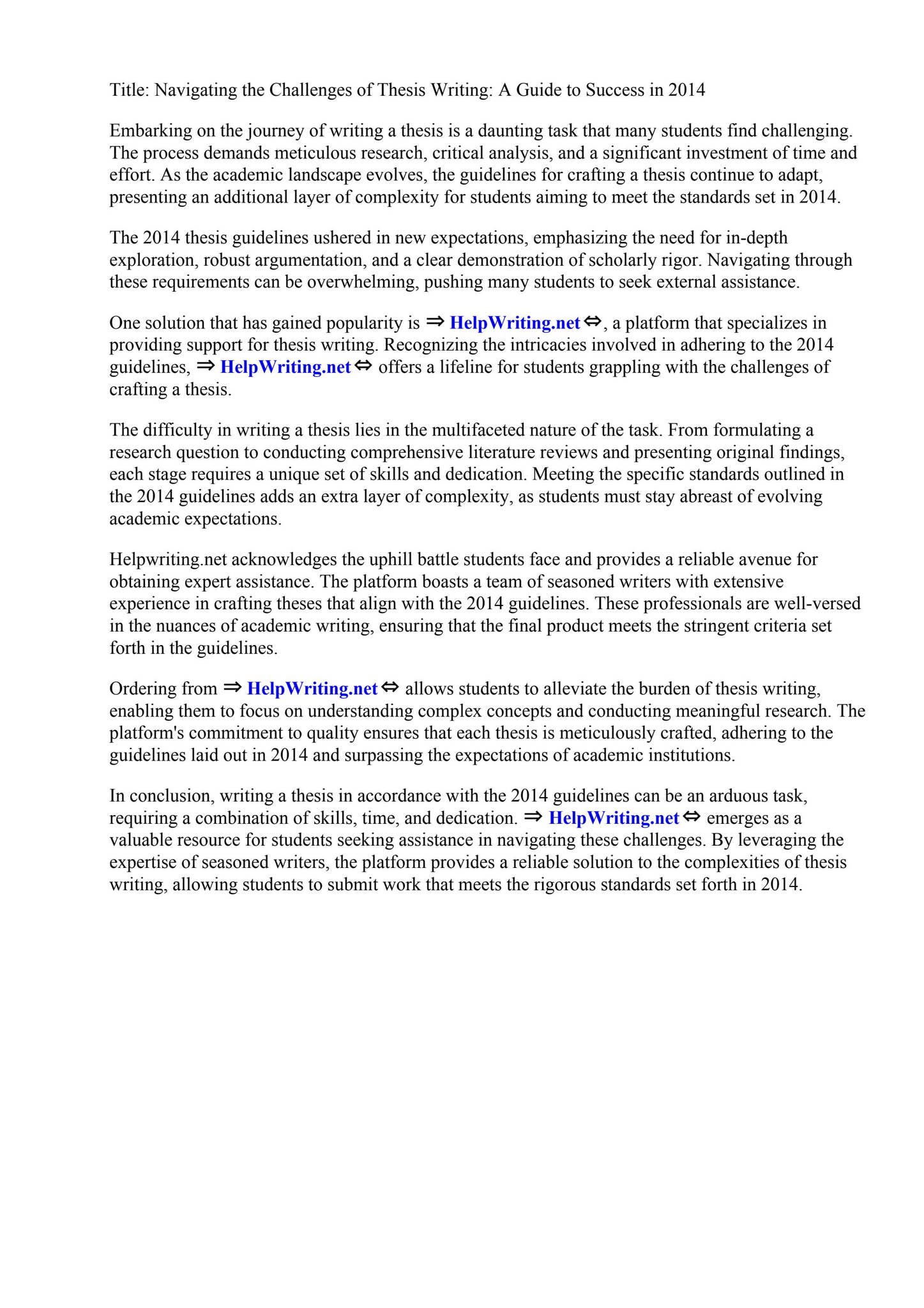 Thesis Guideline Um 2014 by York Technical College - Issuu