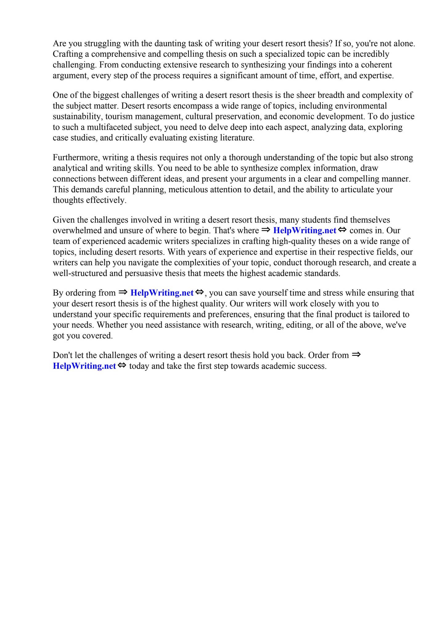 Desert Resort Thesis by Vernon College - Issuu