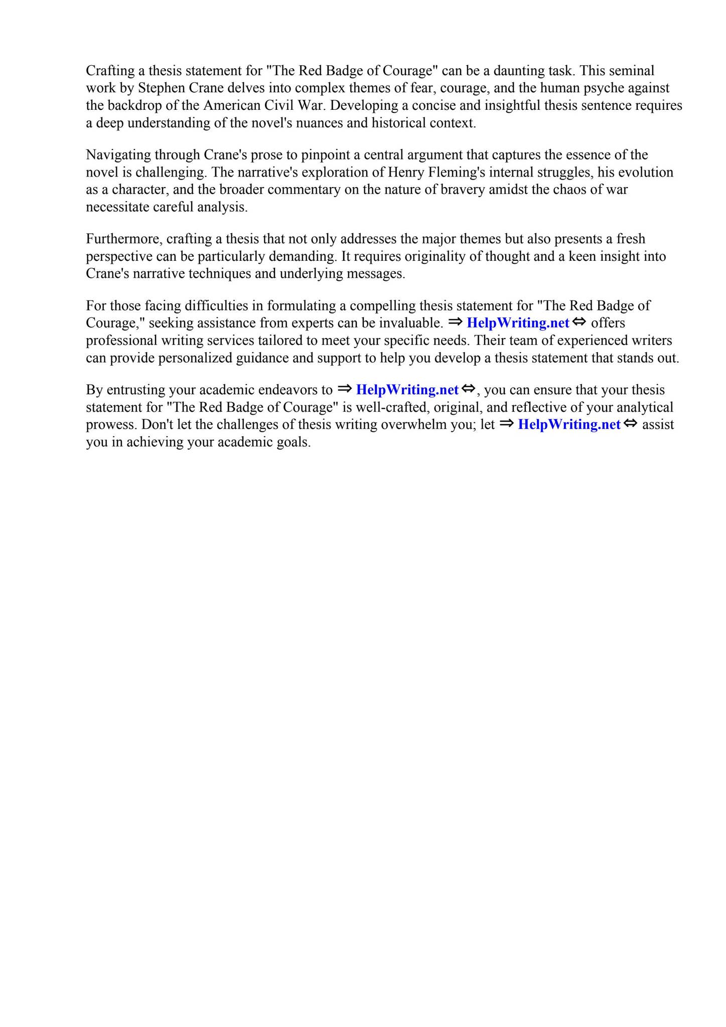 Red Badge Of Courage Thesis Sentence by John Carroll University - Issuu