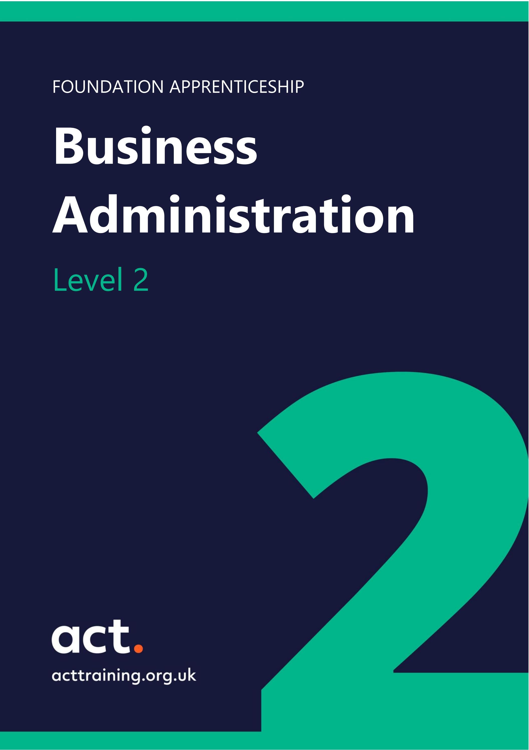 Diploma in Business Administration Level 2 by ACT - Issuu