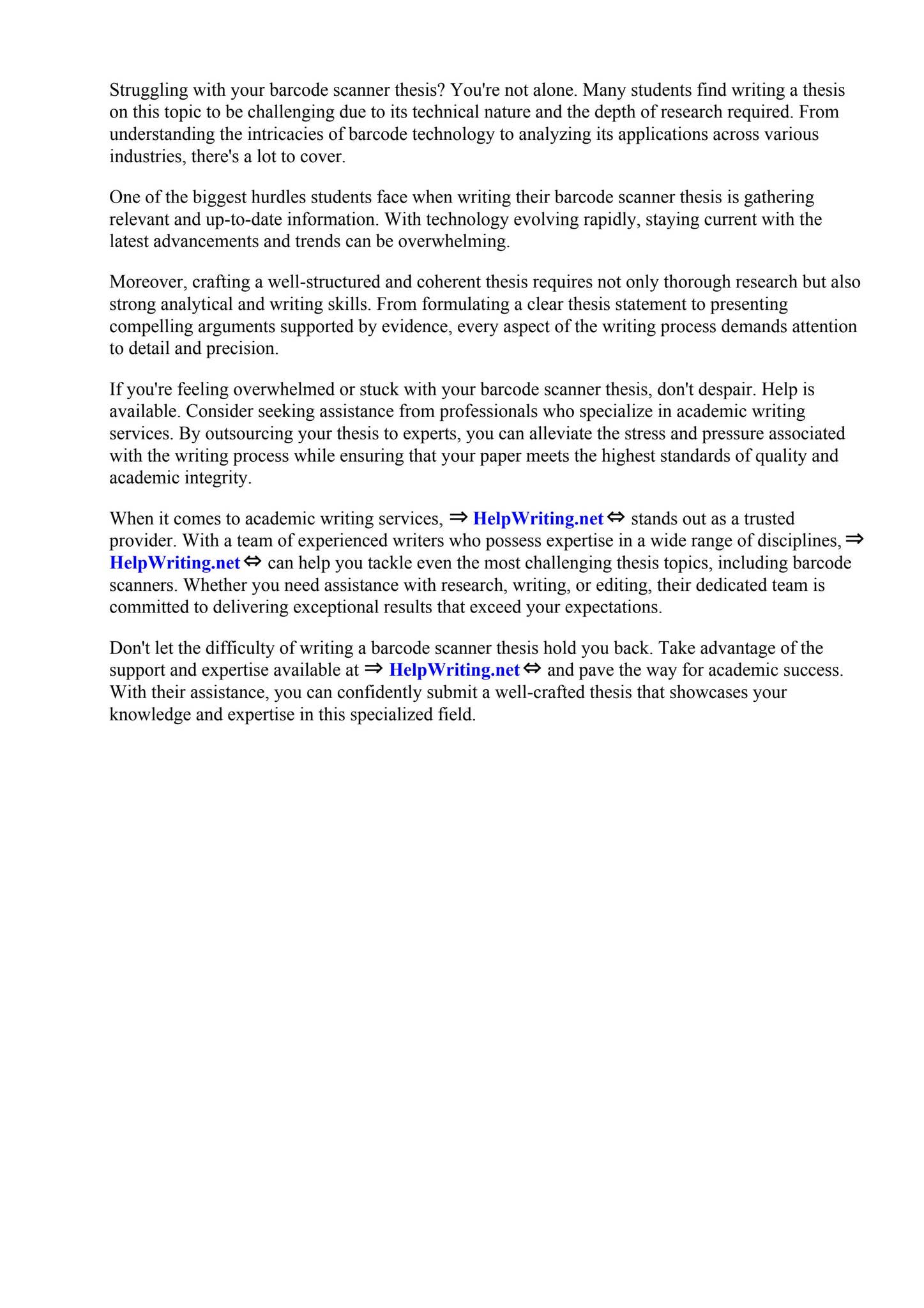 Barcode Scanner Thesis by Lone Star College System - Issuu