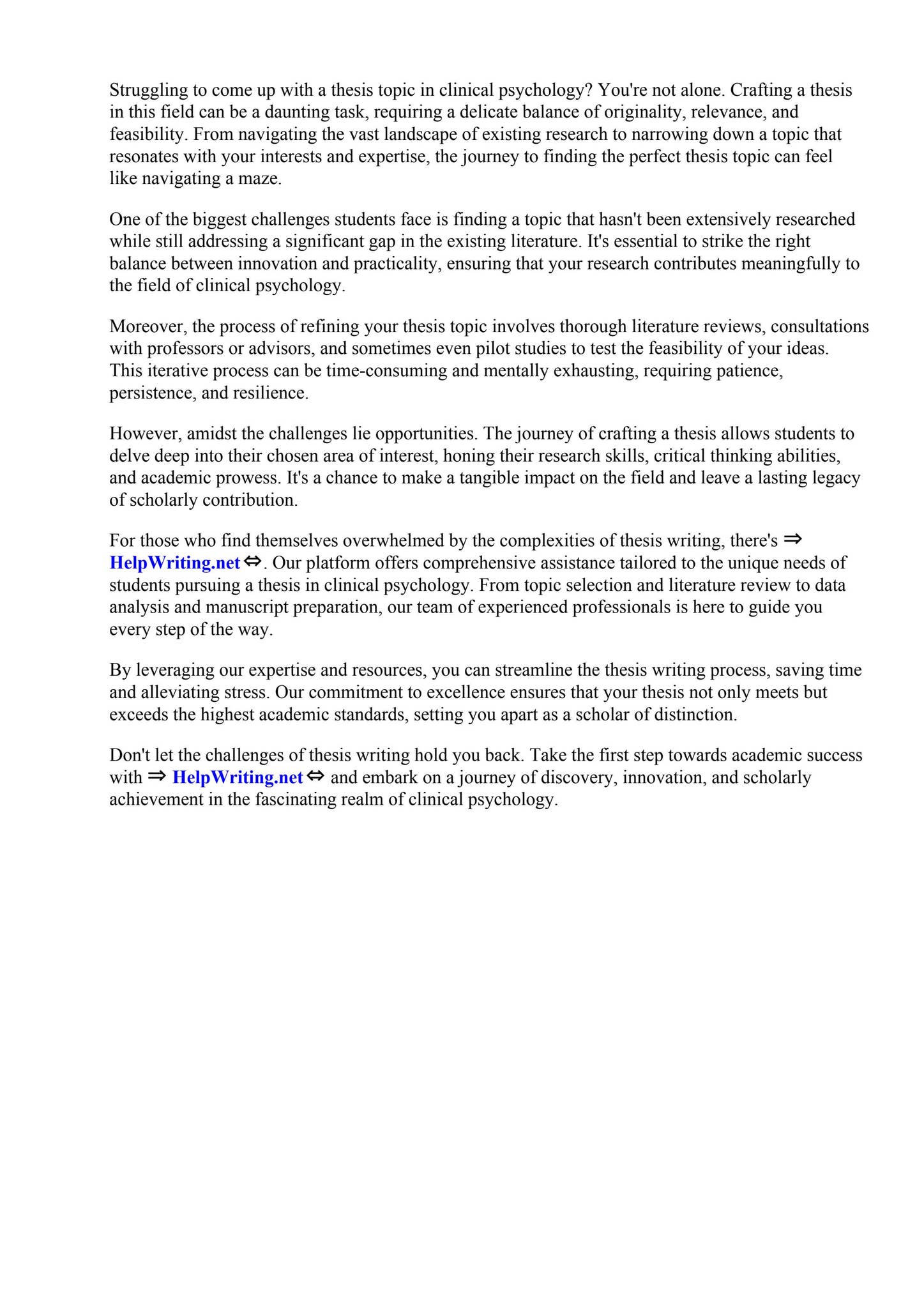 Thesis Topics Of Clinical Psychology by Doane University - Issuu