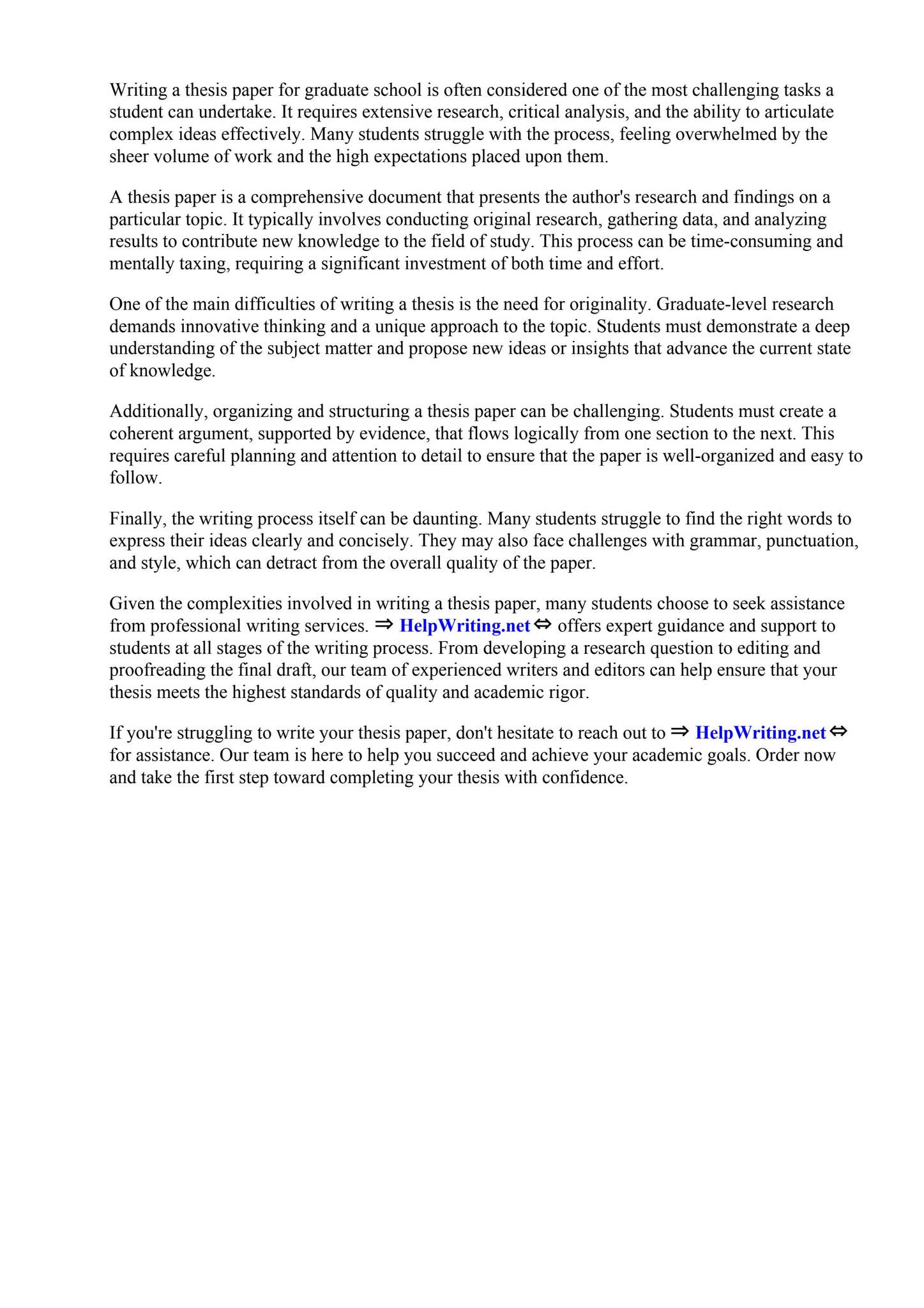 What Is A Thesis Paper For Graduate School by Depauw University - Issuu