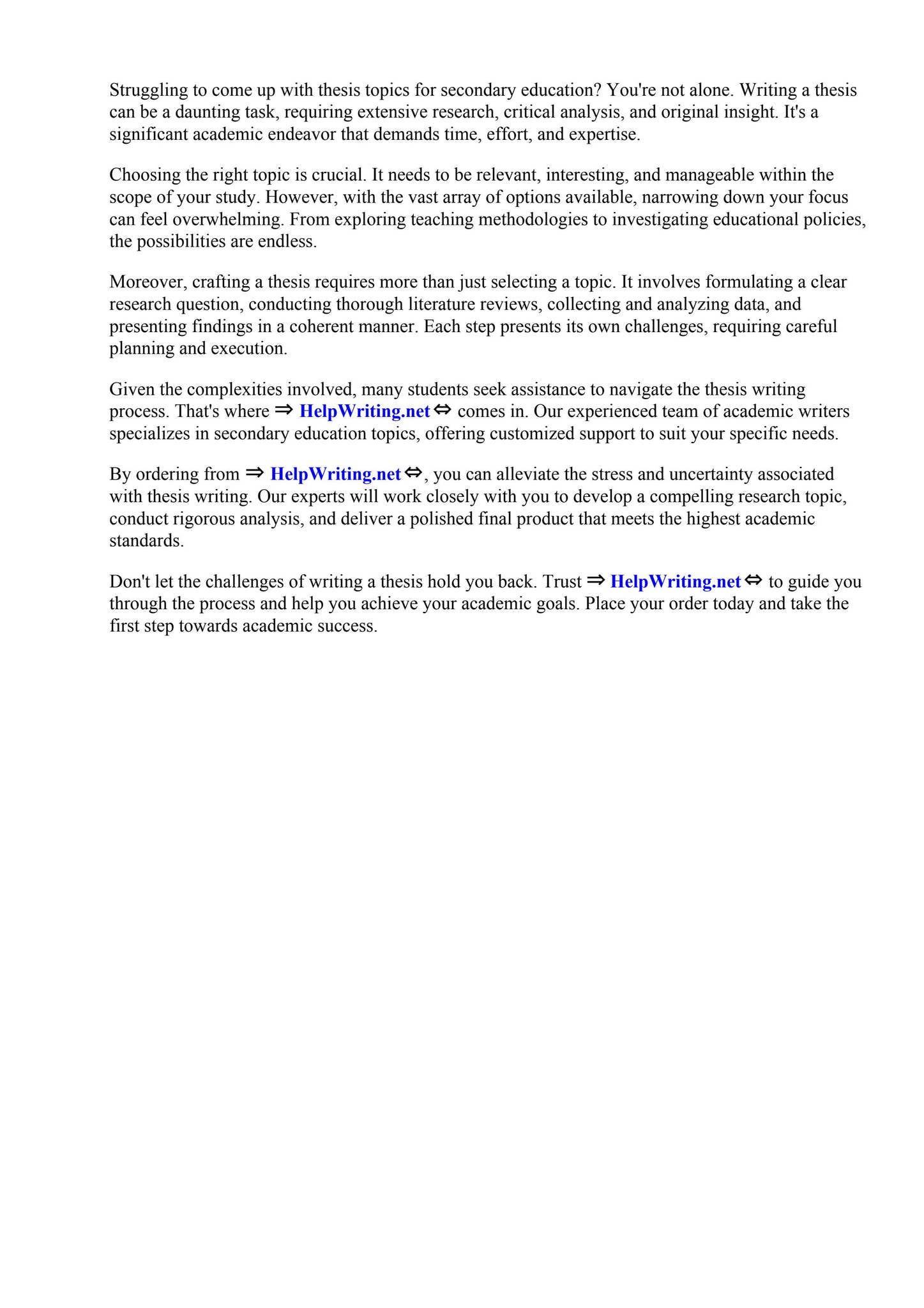 Thesis Topics For Secondary Education by Northern Kentucky University ...