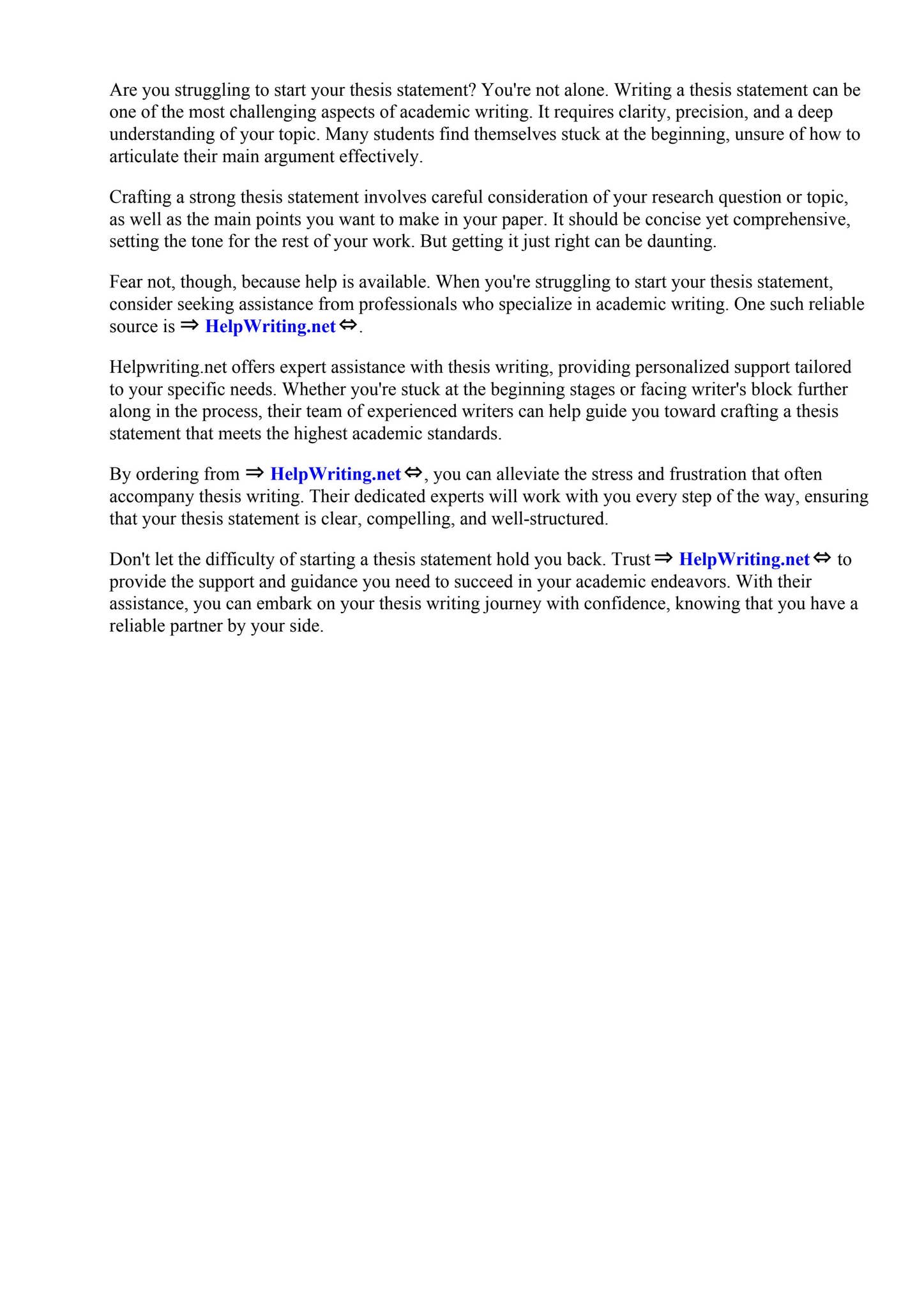 How Do You Start A Thesis Statement by Fortis College - Issuu