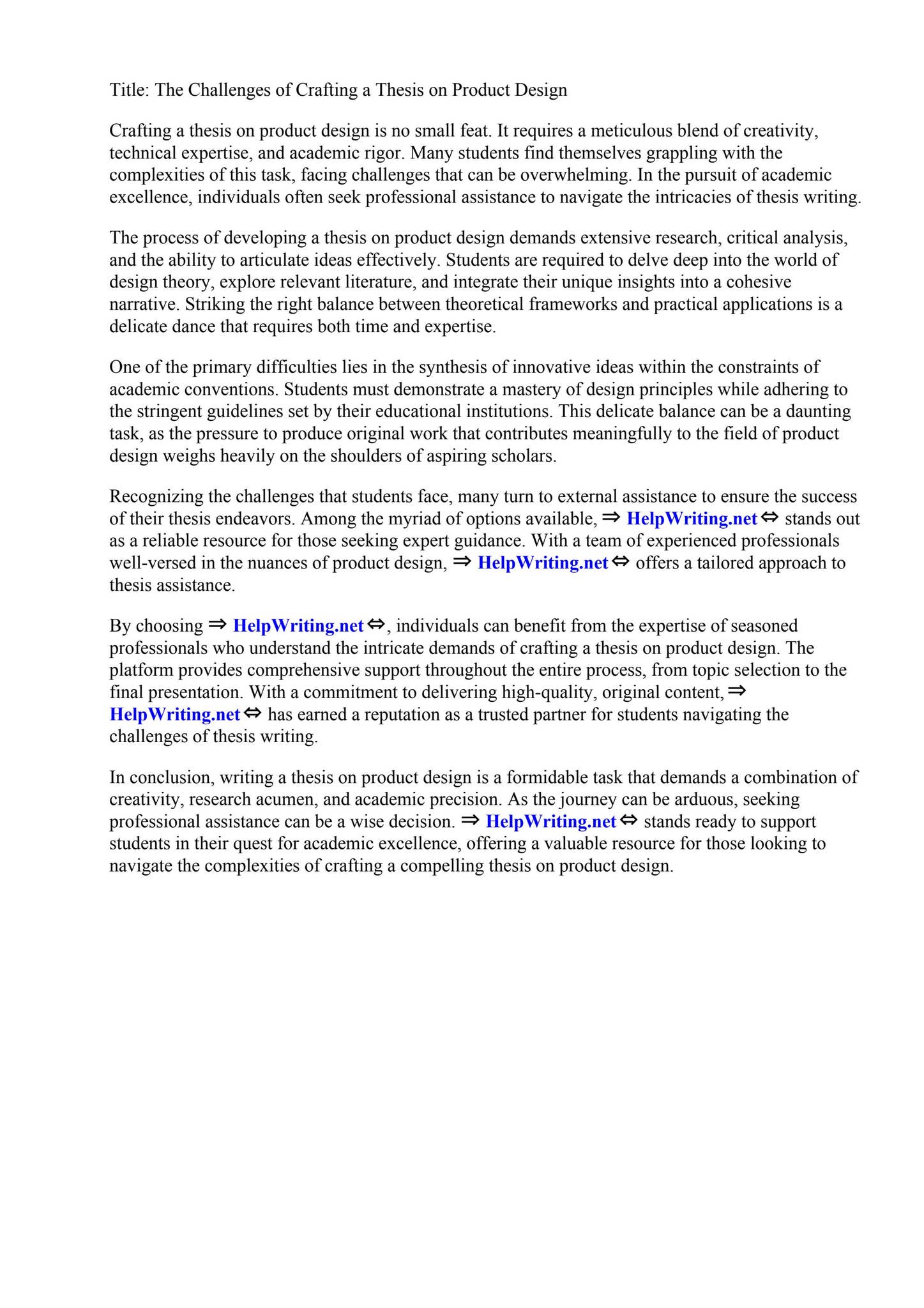 Thesis Product Design by University of Miami - Issuu