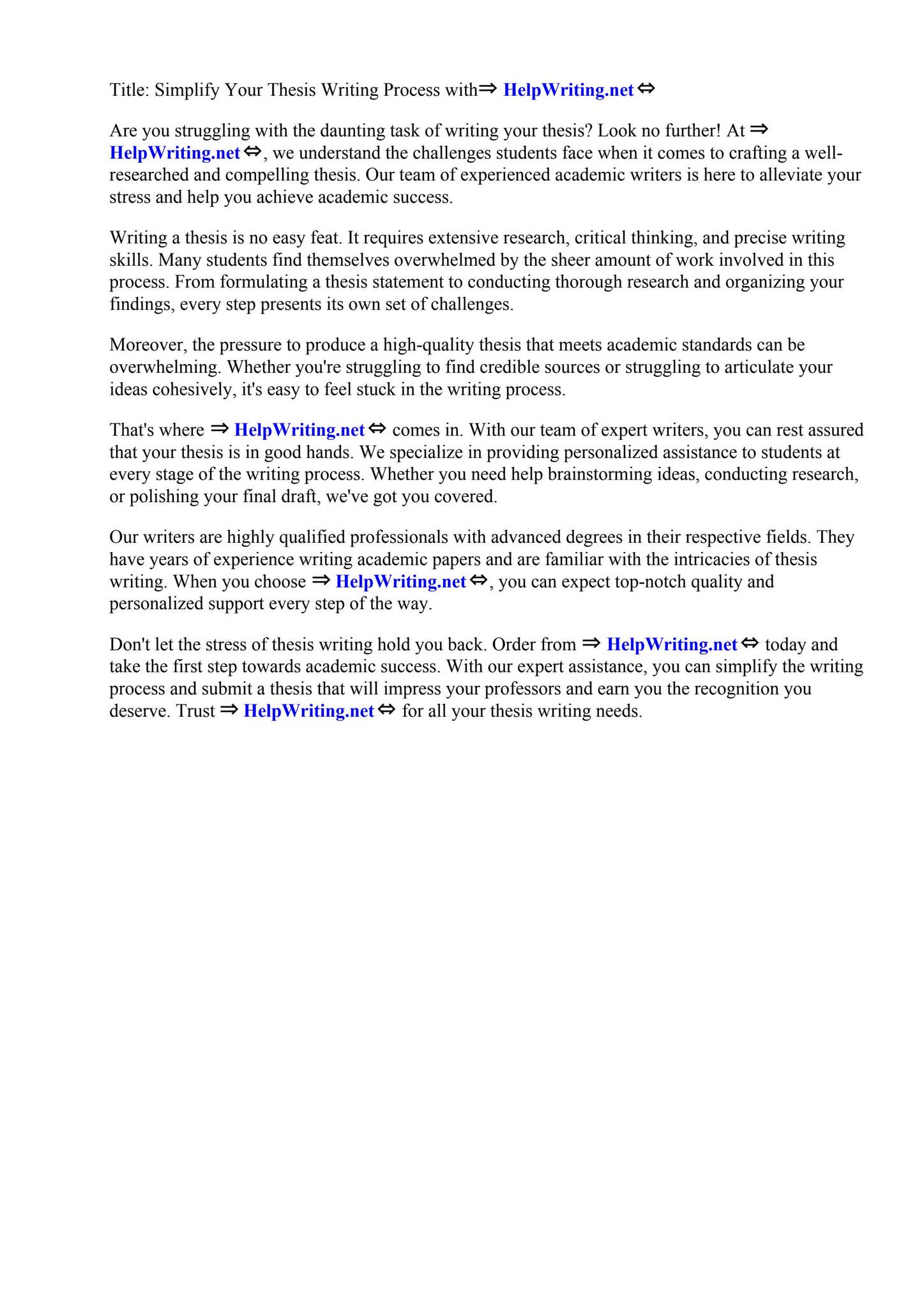 Pup Thesis Template by Wingate University - Issuu