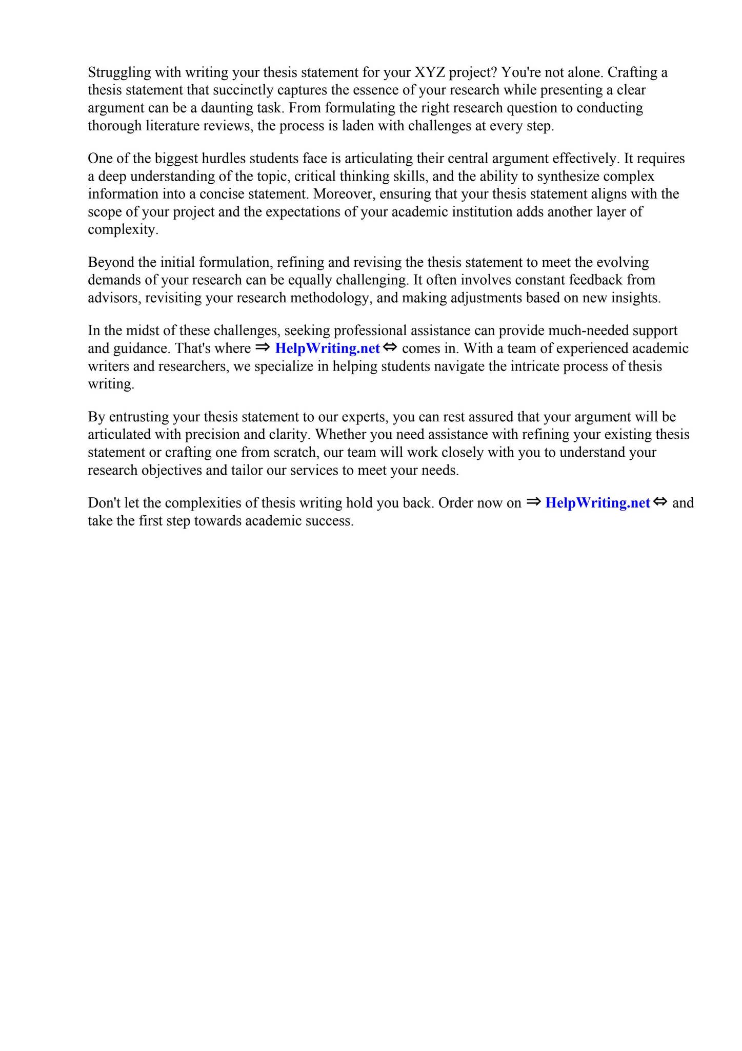 Xyz Thesis Statement by Indiana University Northwest - Issuu