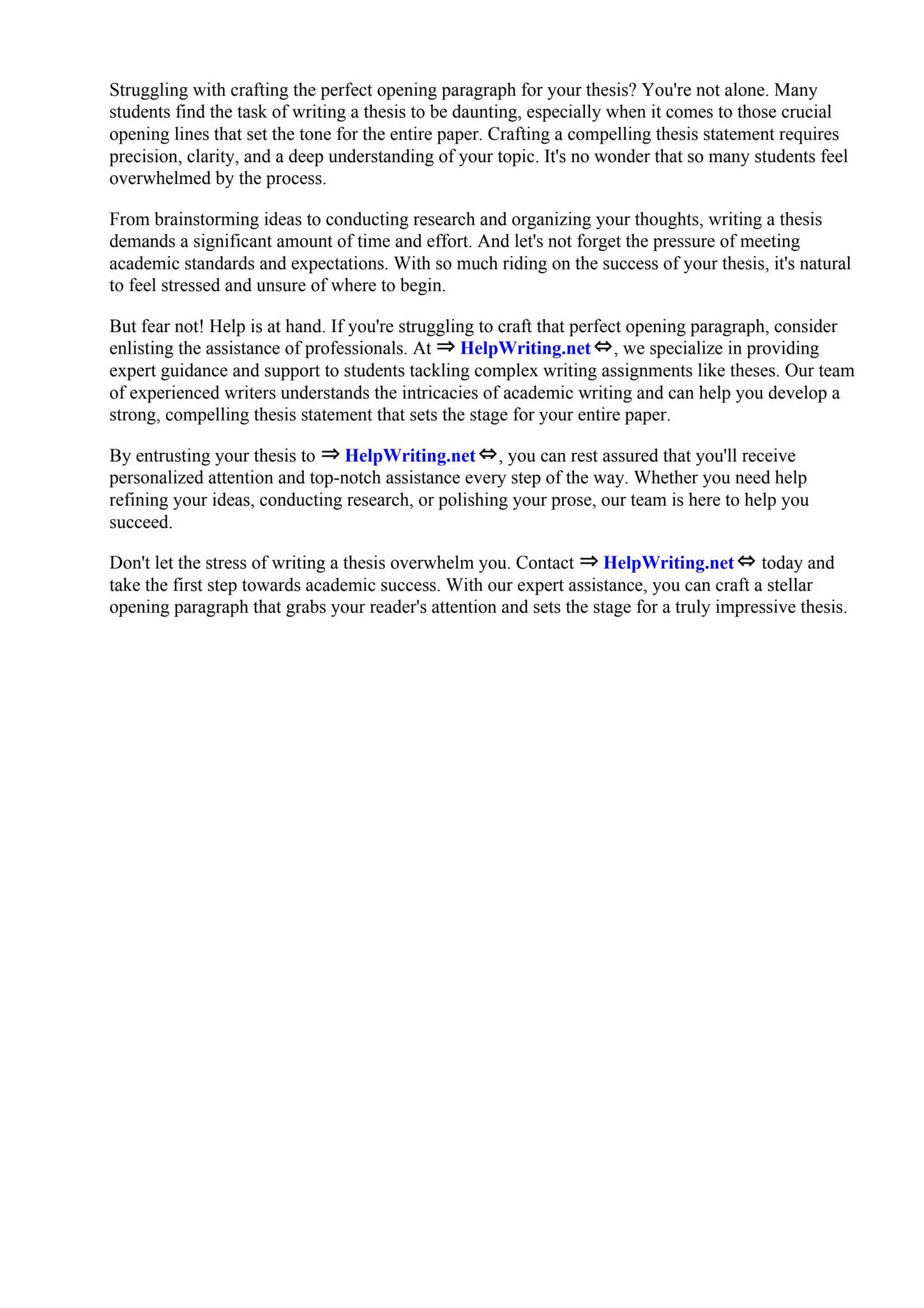 Opening Paragraph Thesis Statement by Whatcom Community College - Issuu