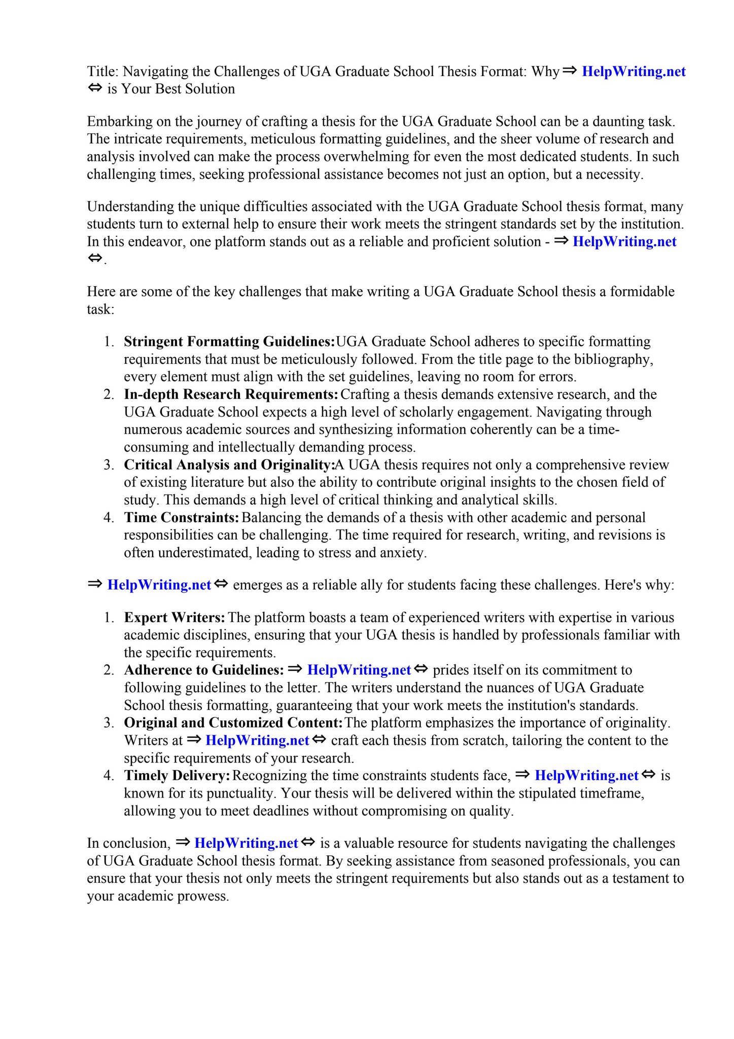 Uga Graduate School Thesis Format by Southern West Virginia Community ...