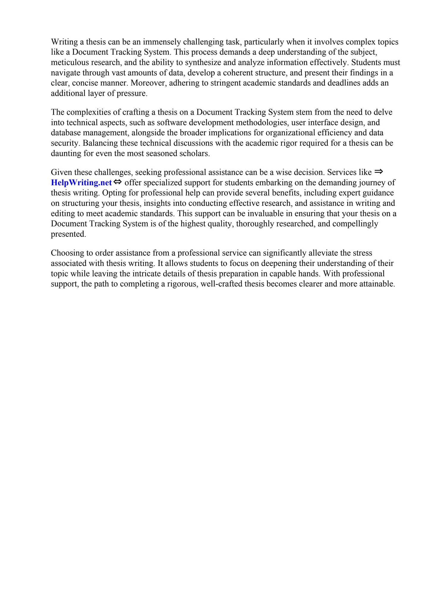 Example Thesis Of Document Tracking System by U.S. Career Institute - Issuu