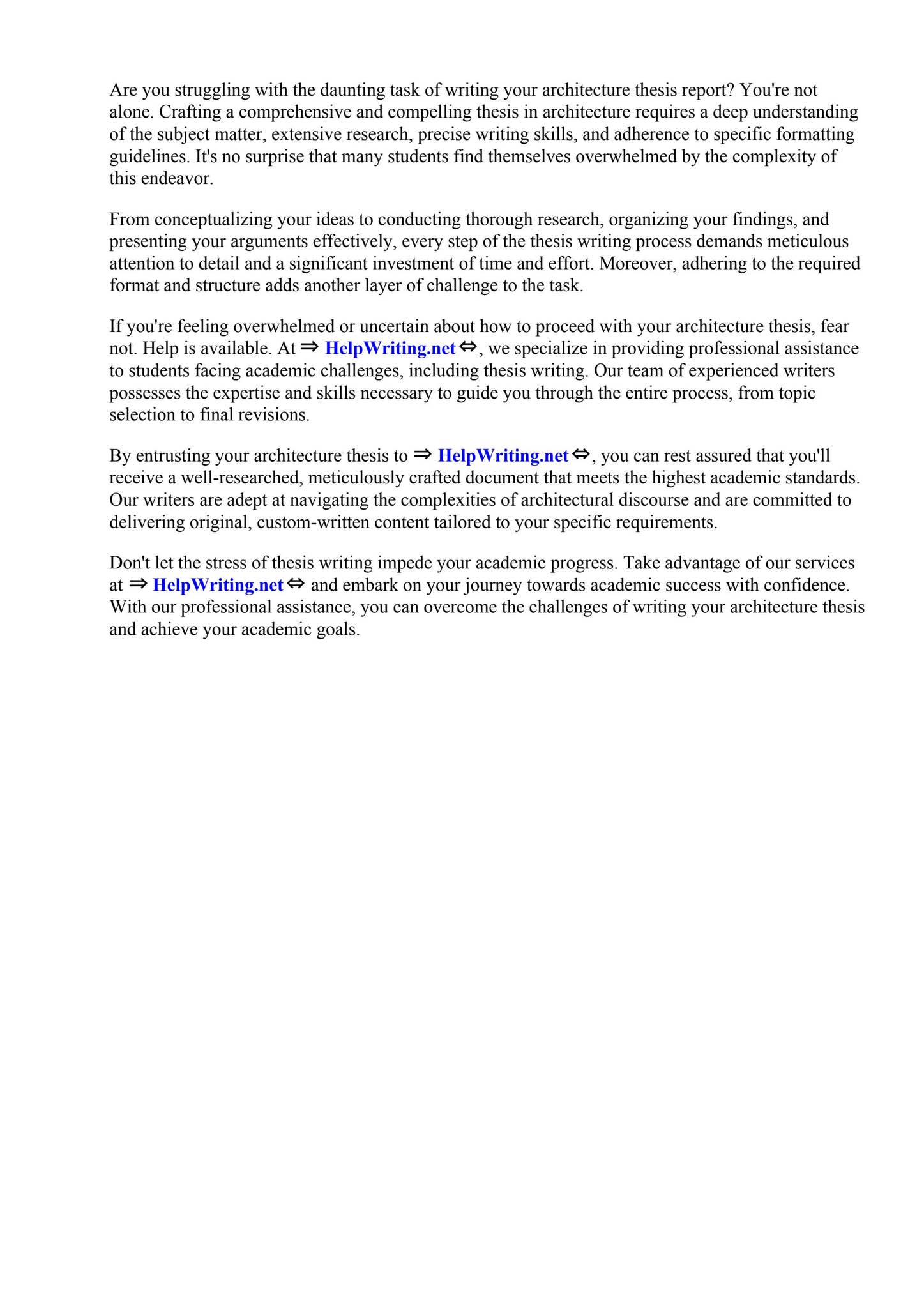 Architecture Thesis Report Format by New Life Bible College and ...