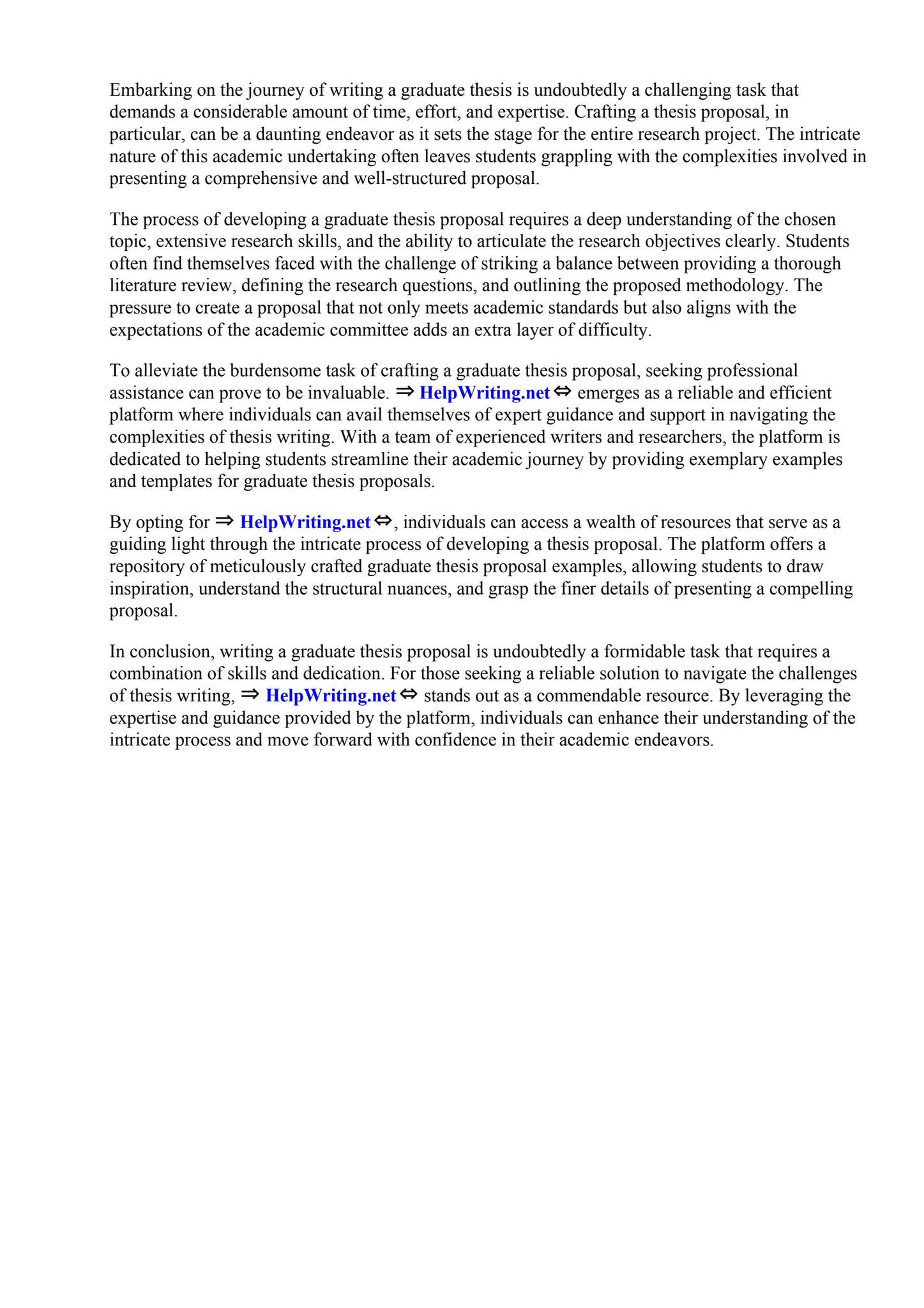 Graduate Thesis Proposal Example by Stevens Institute of Business and ...