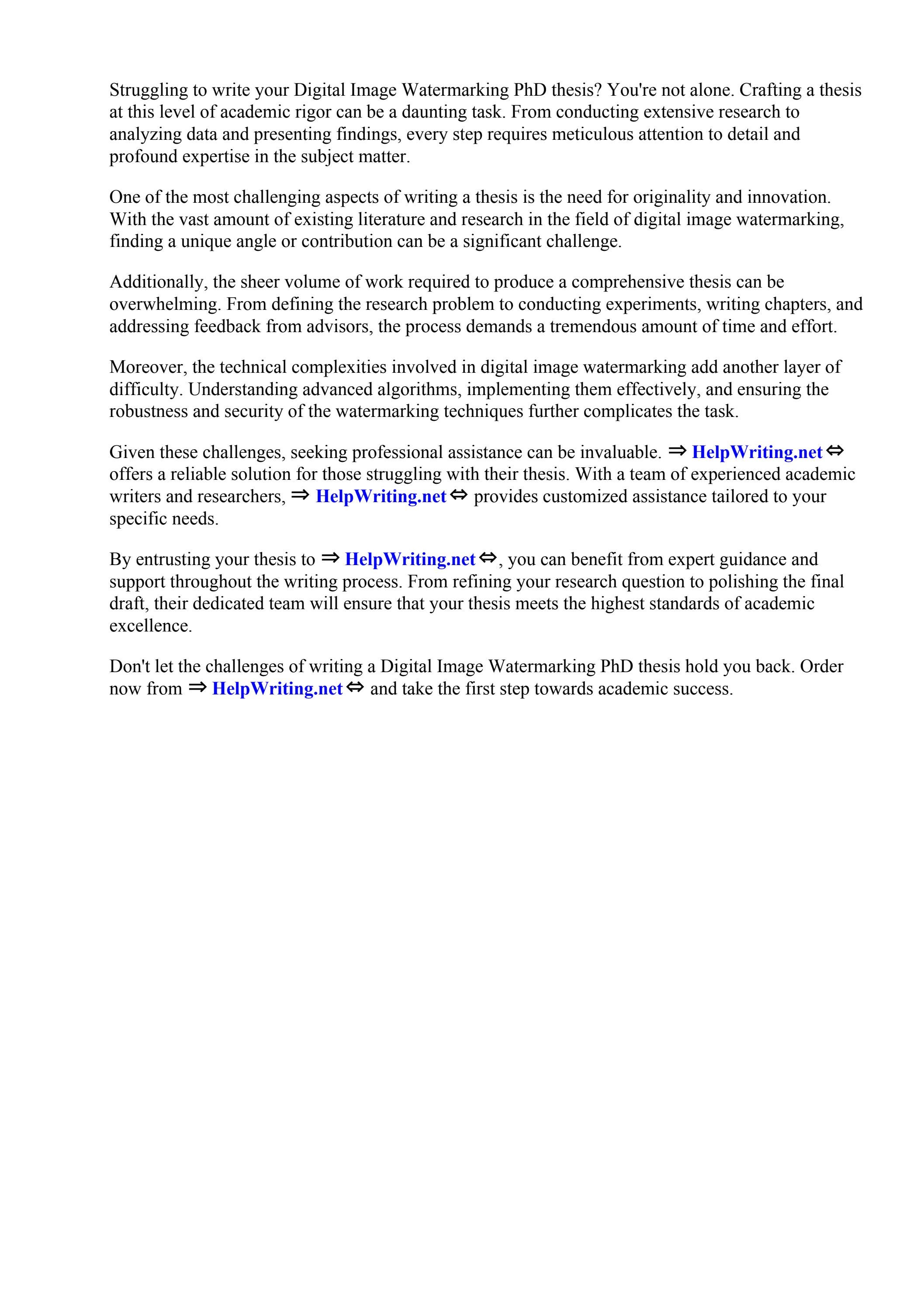 Digital Image Watermarking Phd Thesis by La Salle University - Issuu