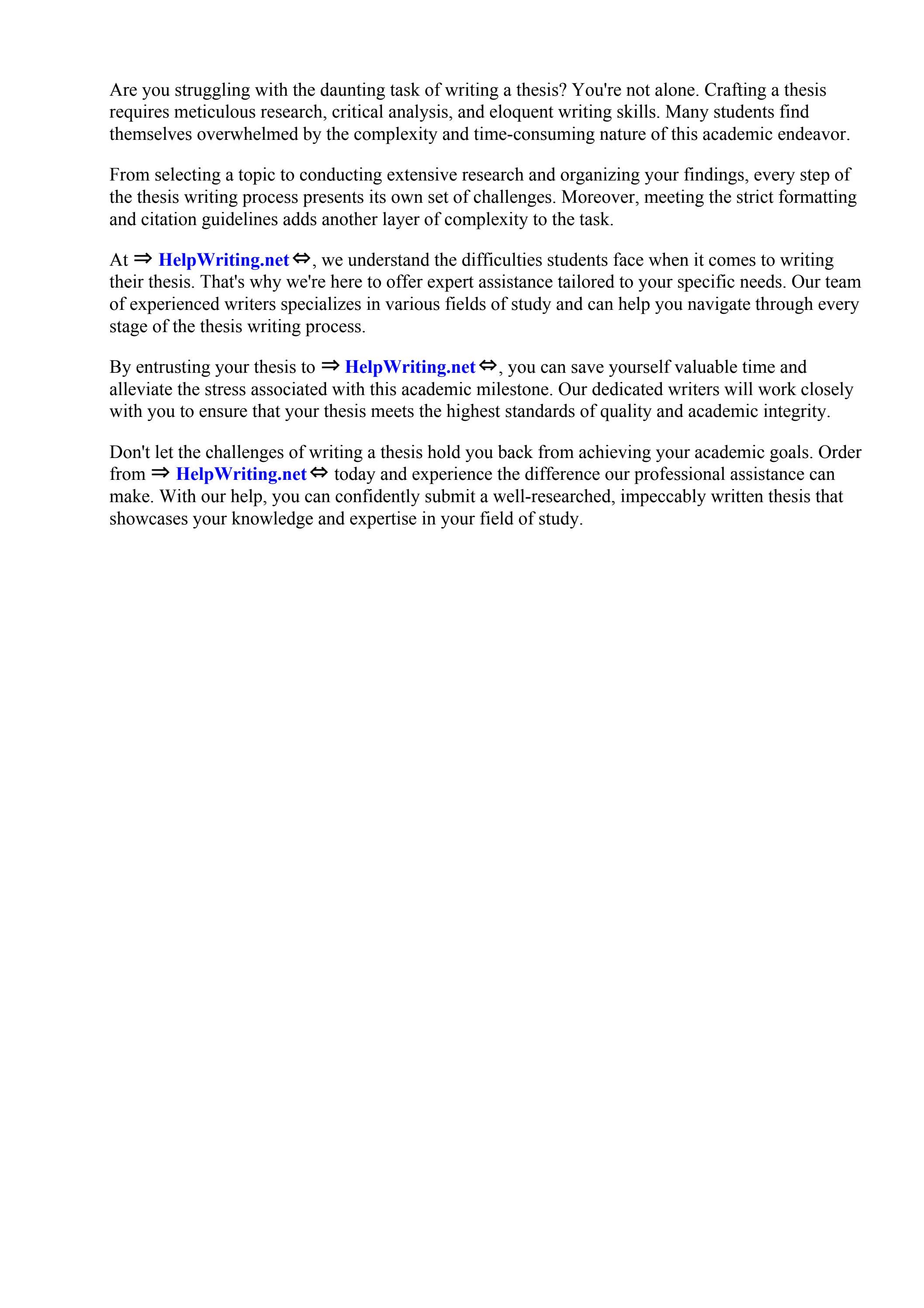 Mini Thesis Sample by Gaston College - Issuu