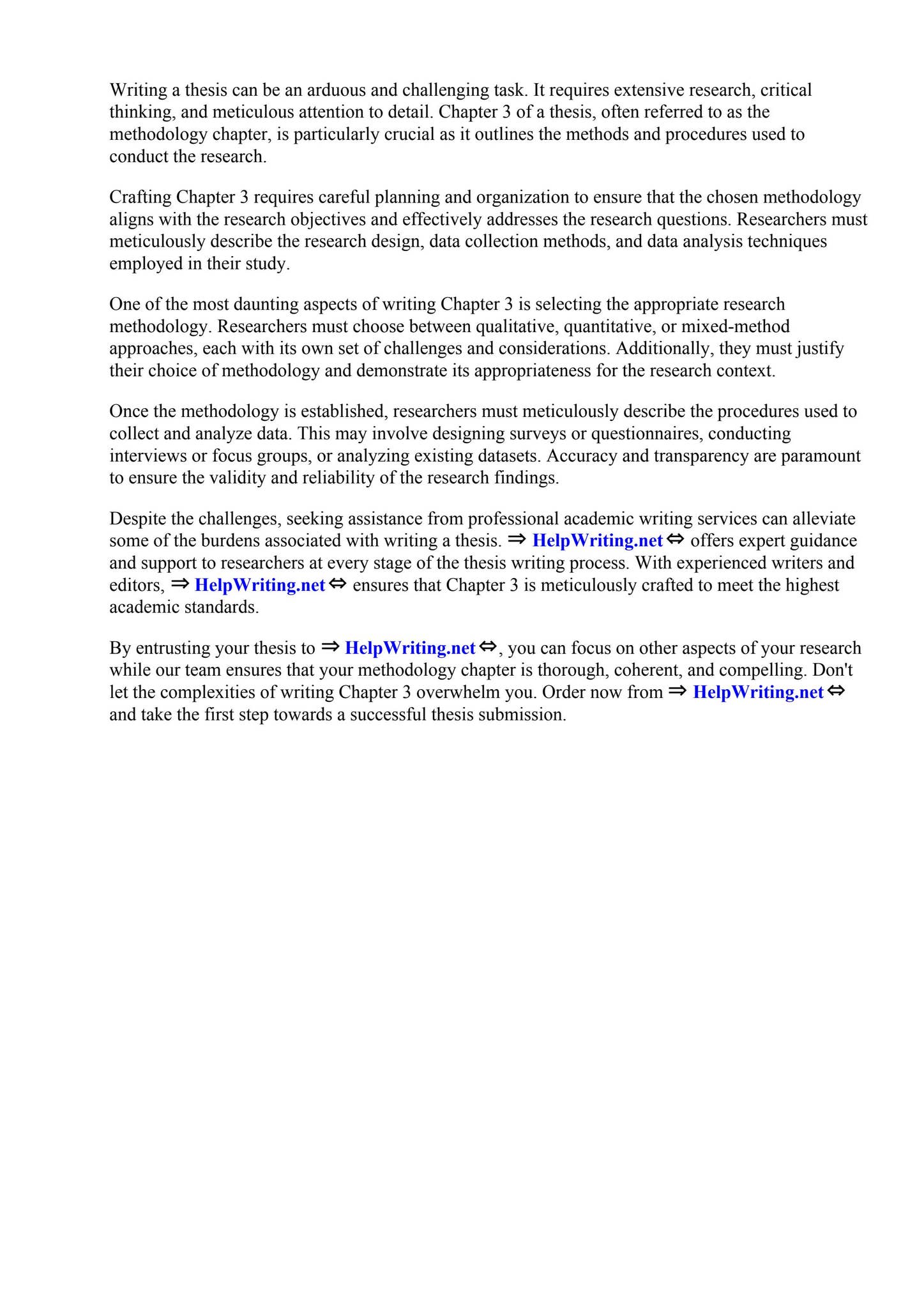 Sample Of Thesis Paper Chapter 3 by Tennessee College of Applied ...