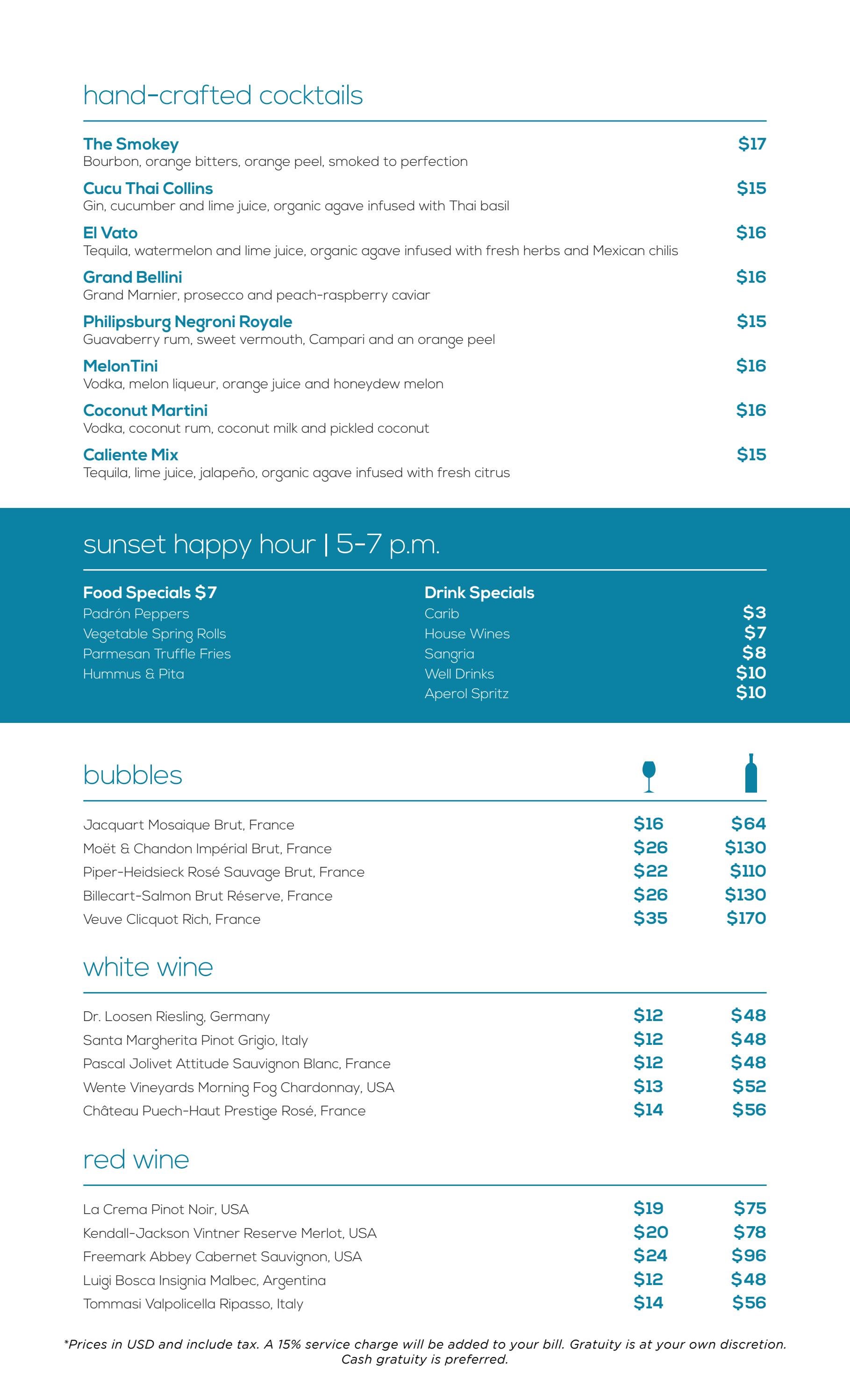 Little Bay Mix at Oceans Menu by Divi Resorts - Issuu