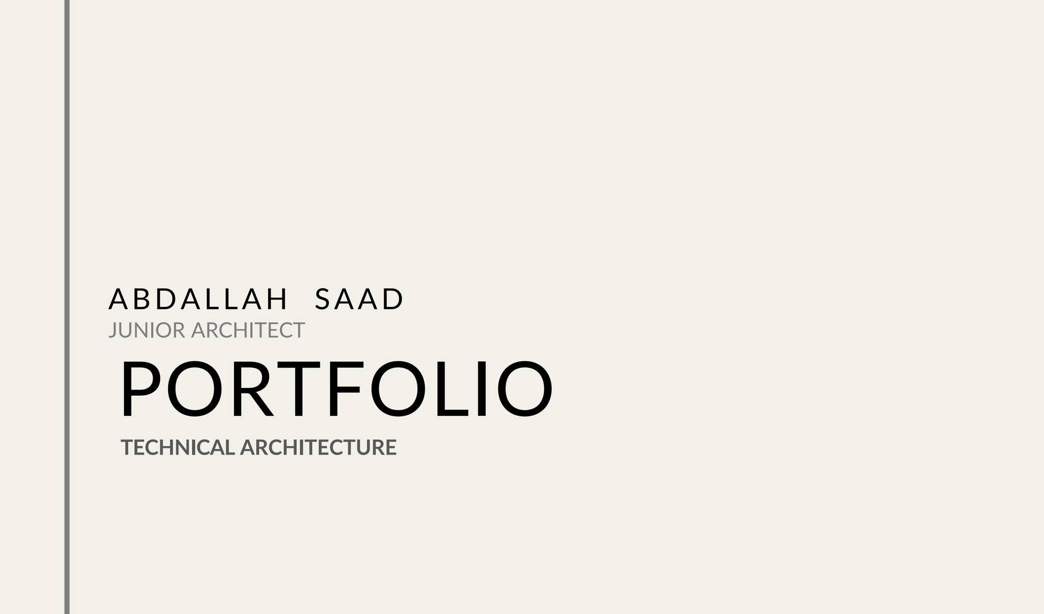 Technical Architectural Portfolio by Abdallah Saad Elgarhy - Issuu
