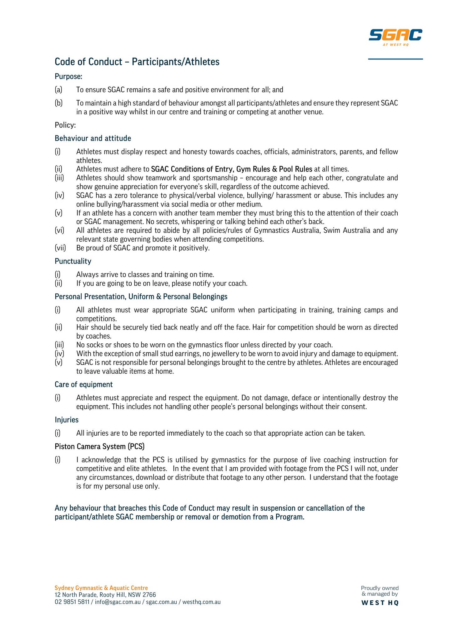 SGAC Codes of Conduct May 2024 by westhq - Issuu