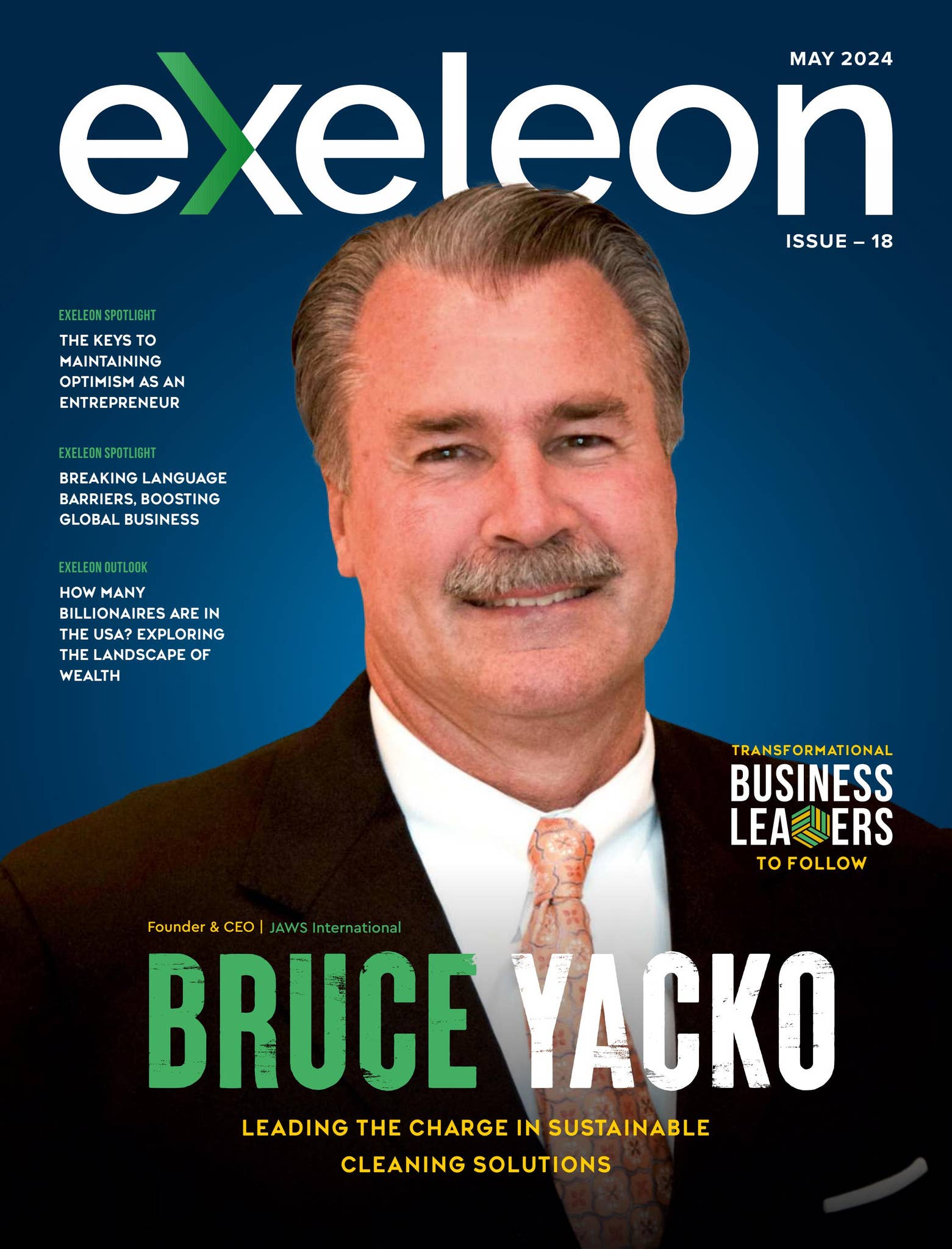 Bruce Yacko | Exeleon Magazine | Most Transformational Business Leaders ...