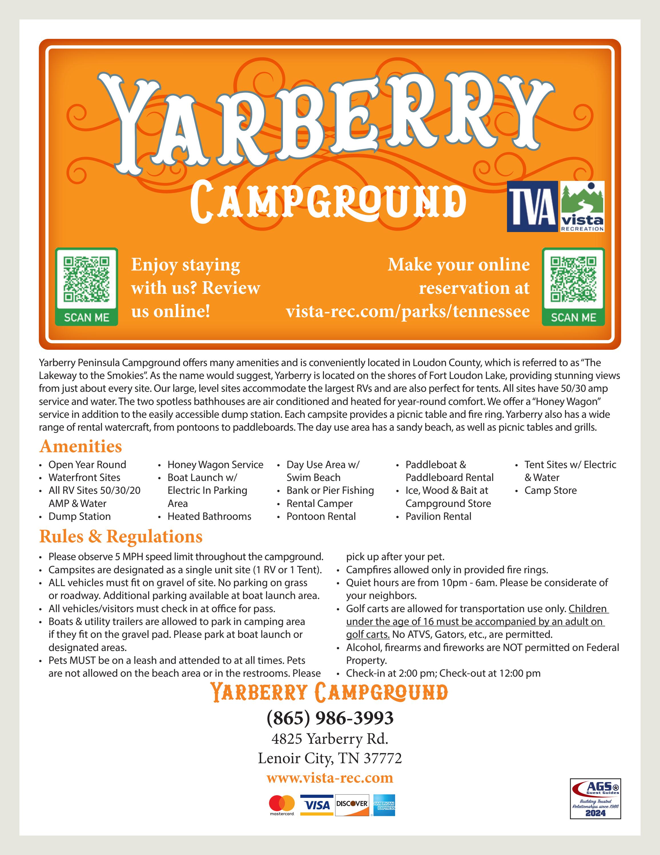 Yarberry Campground by AGS/Texas Advertising - Issuu