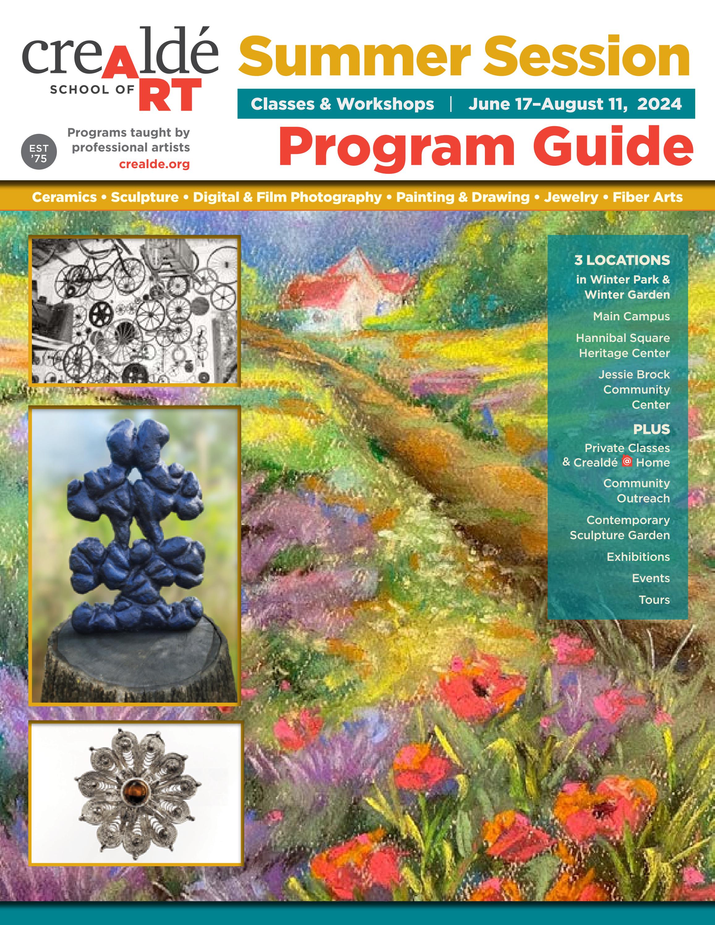 Crealdé Summer 2024 Program Guide by Crealde School of Art - Issuu