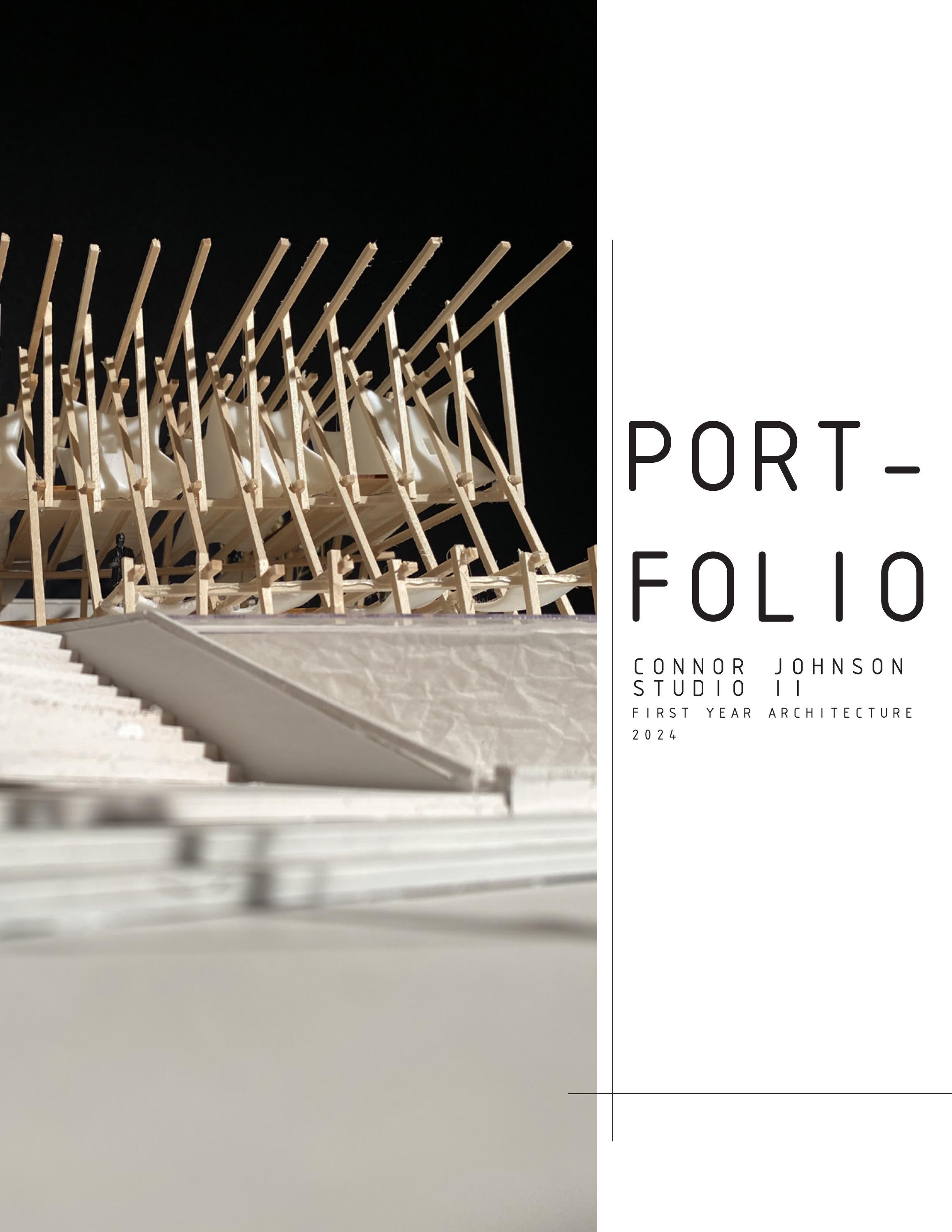 First Year Architecture Portfolio by Connor Johnson - Issuu