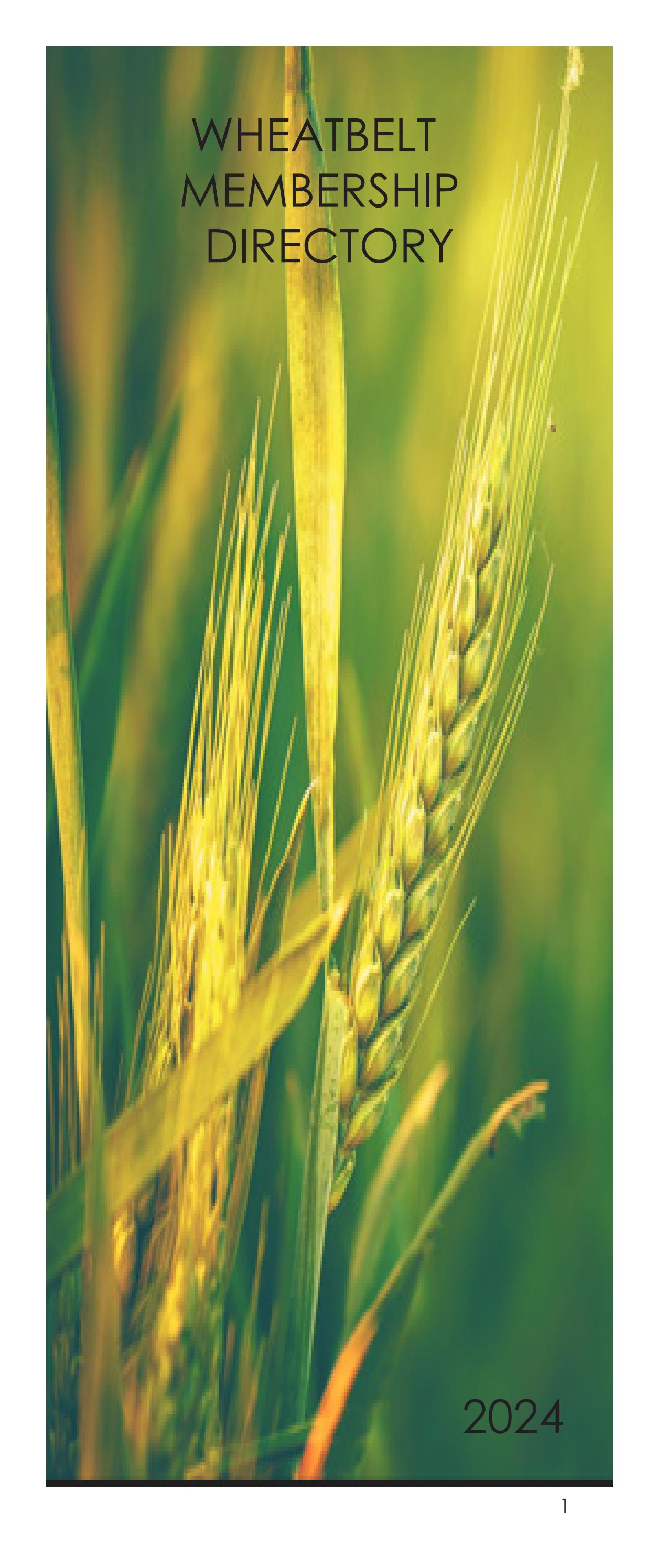 Wheatbelt Directory 2024 by Wheatbelt, Inc. - Issuu