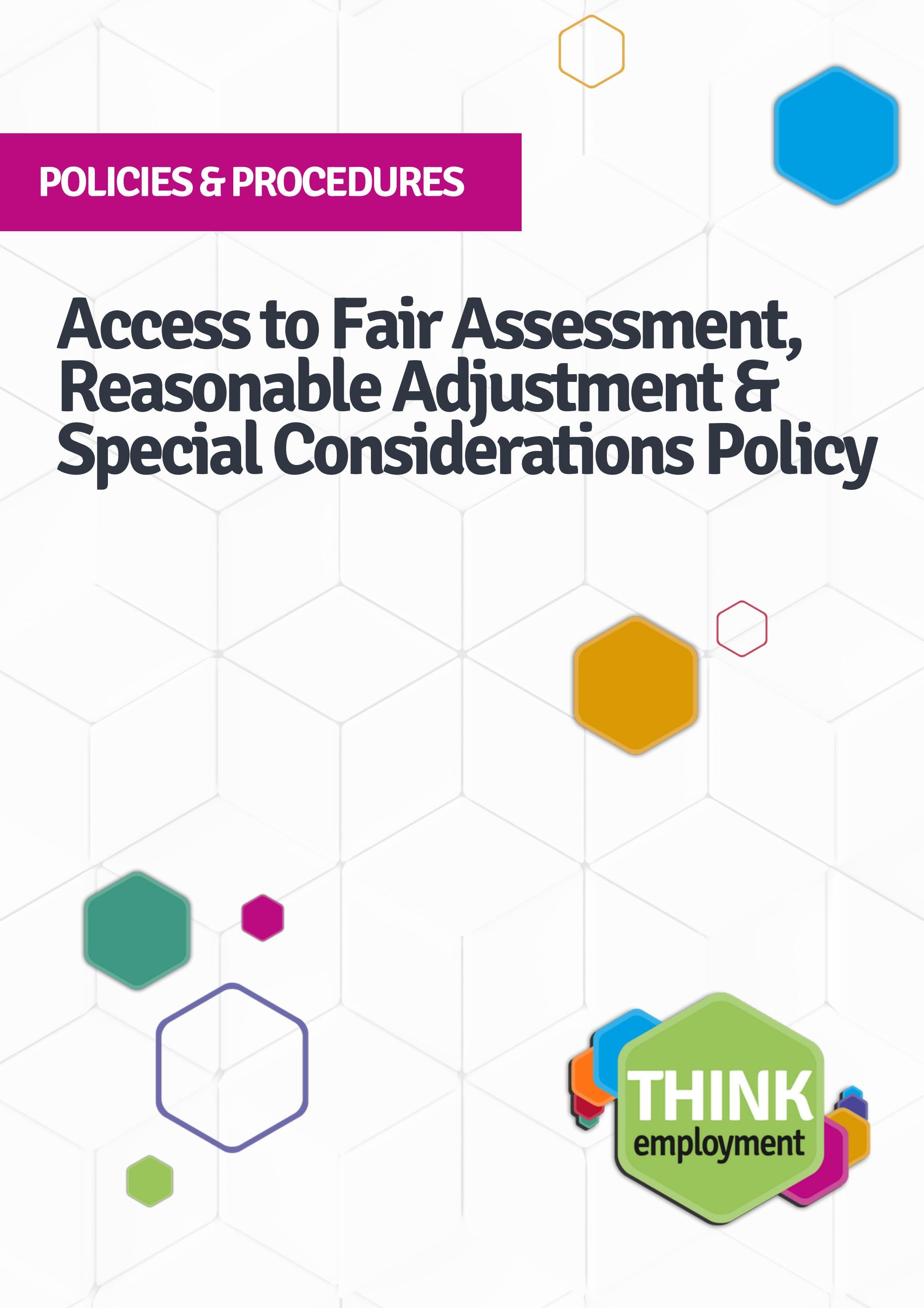 013 - Access to Fair Assessment Reasonable Adjustment Special ...