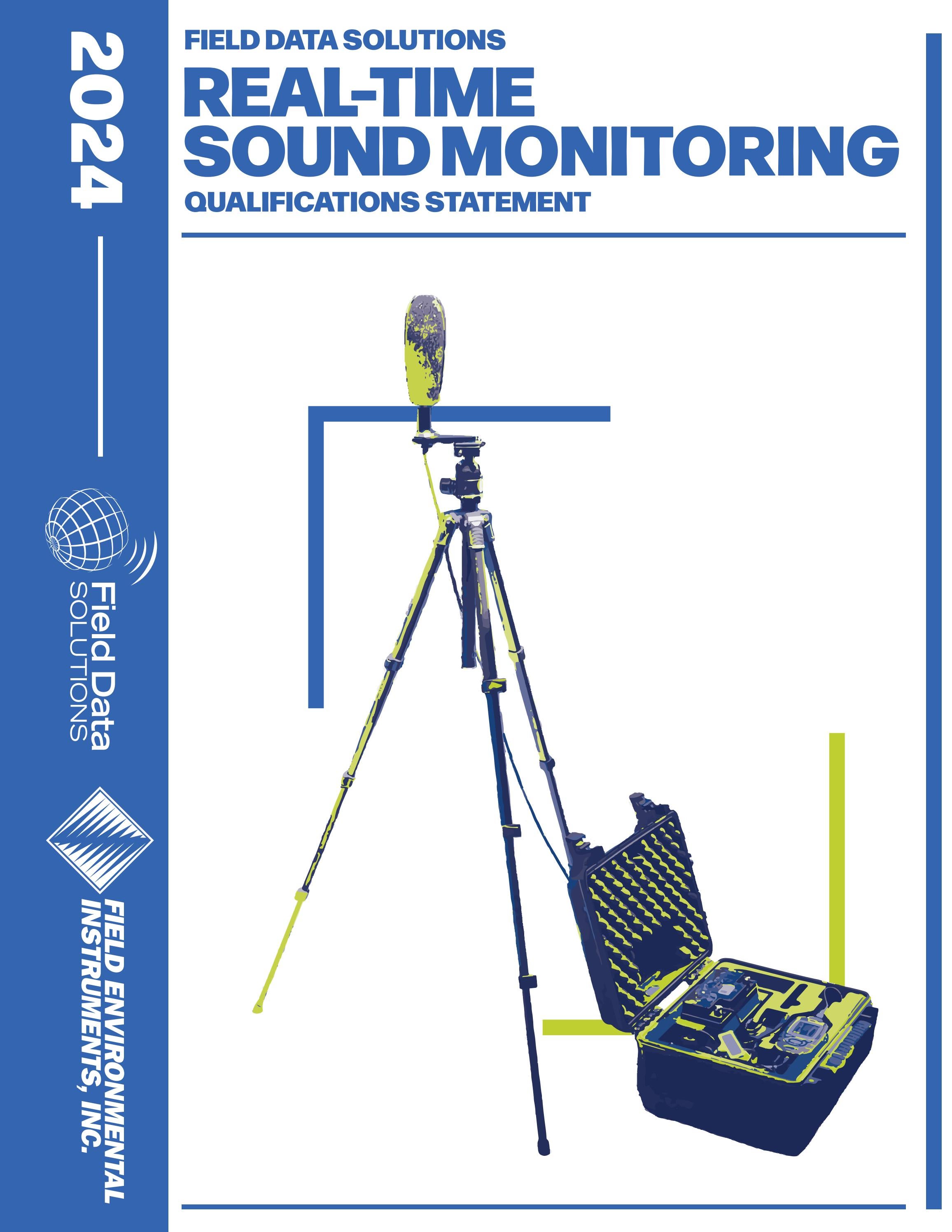 Sound Monitoring Qualifications Statement by Field Environmental ...