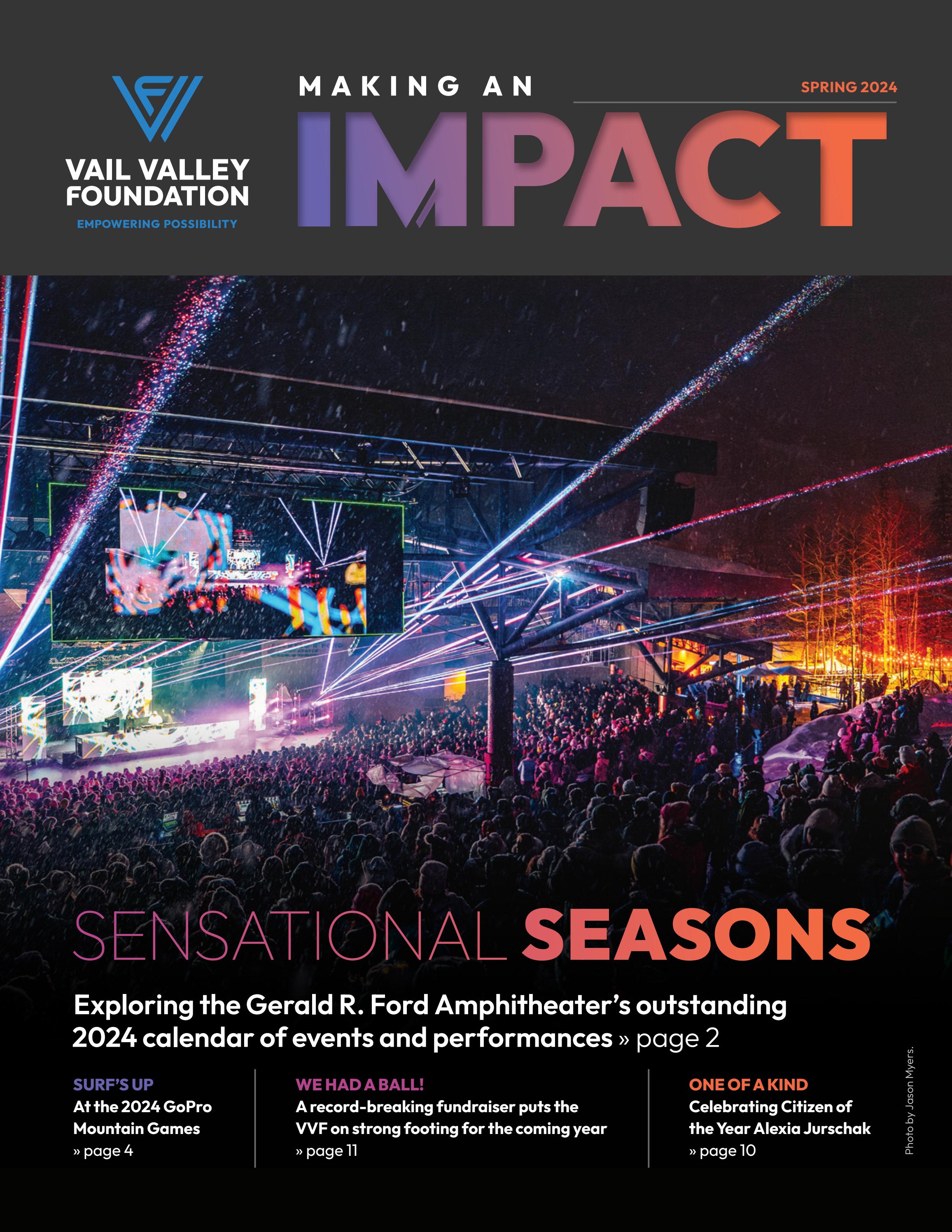 VVF Spring 2024 Impact Newsletter by Vail Valley Foundation - Issuu