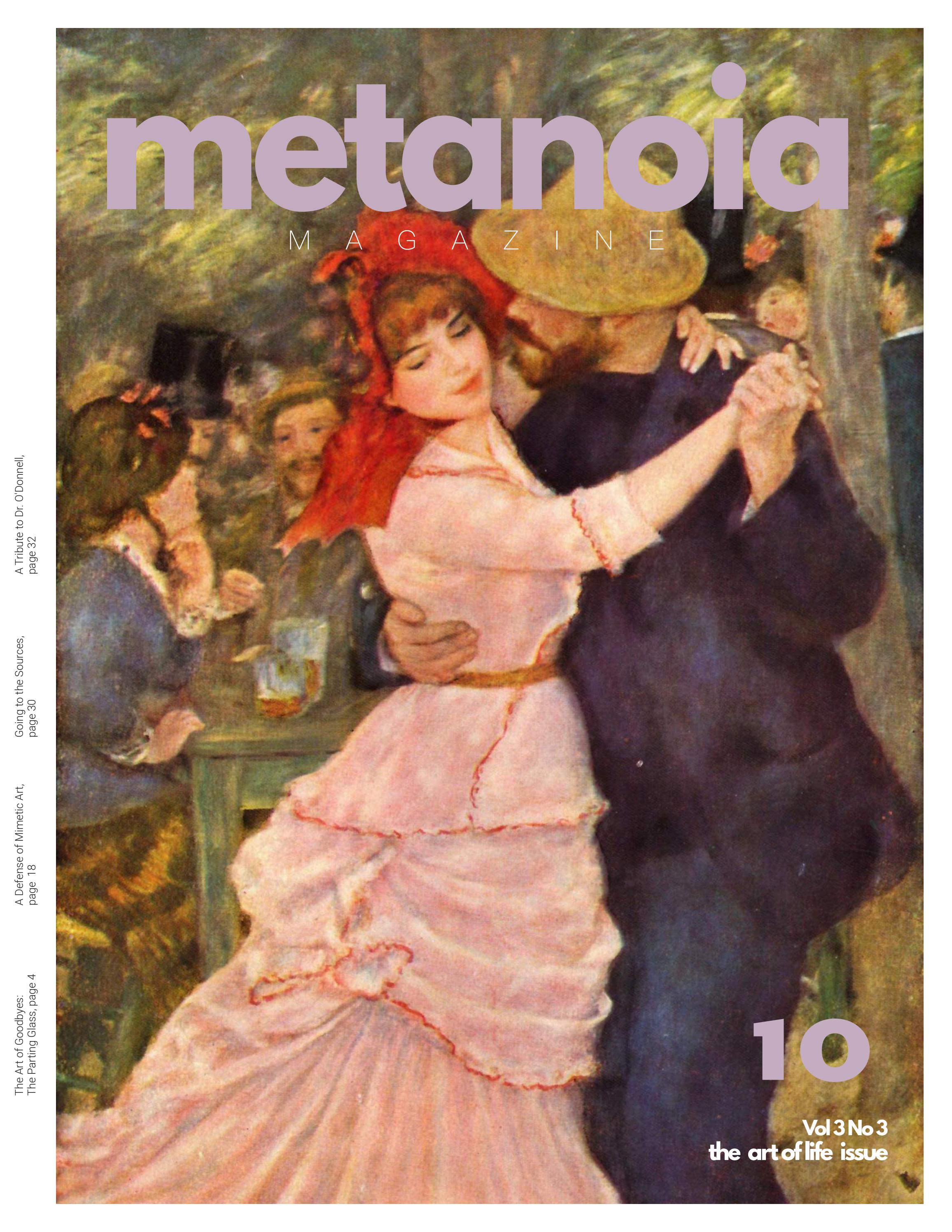 Metanoia Magazine Vol 3 No. 3 by Christendom College - Issuu
