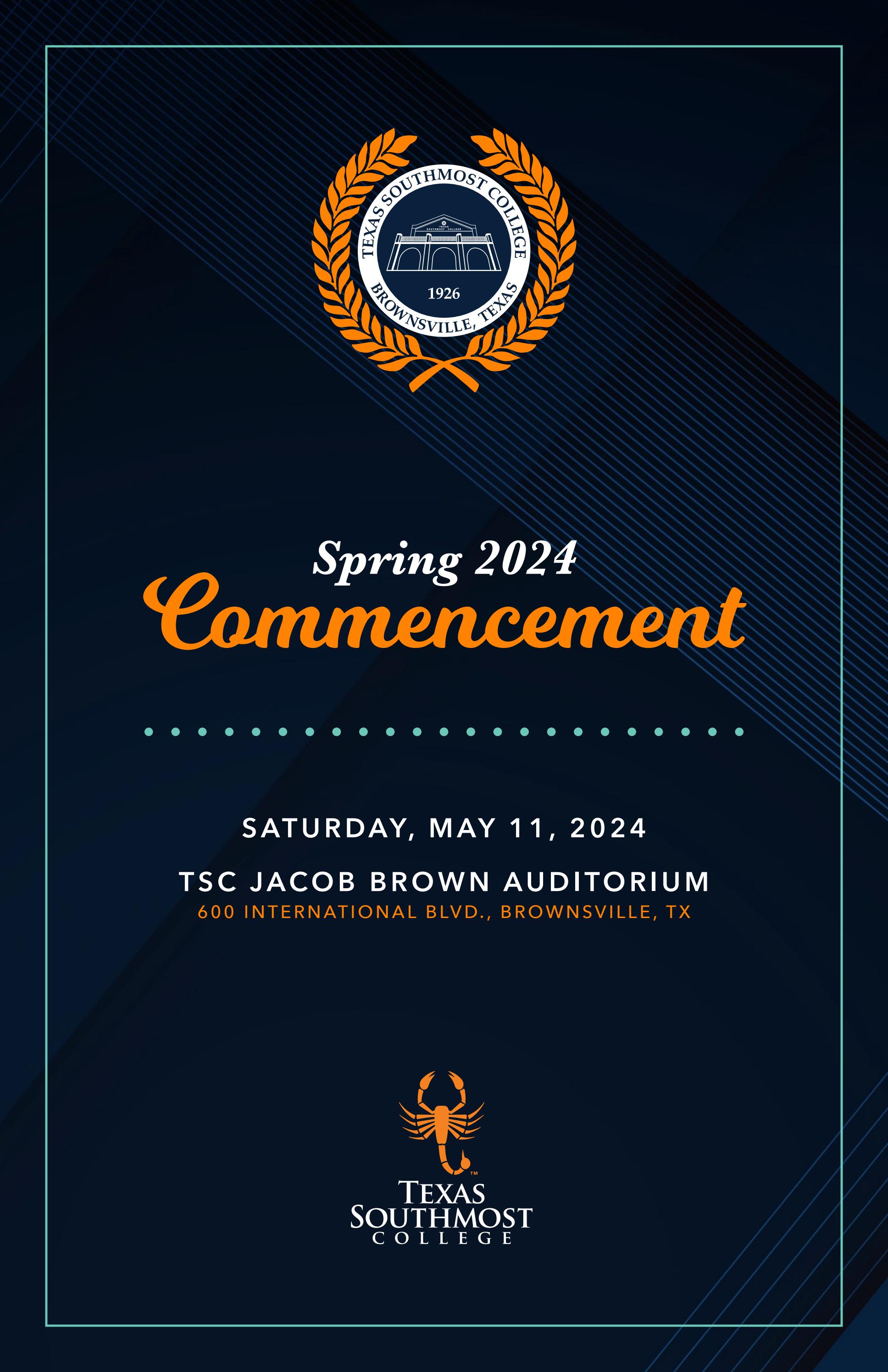 Spring 2024 Commencement by Texas Southmost College - Issuu