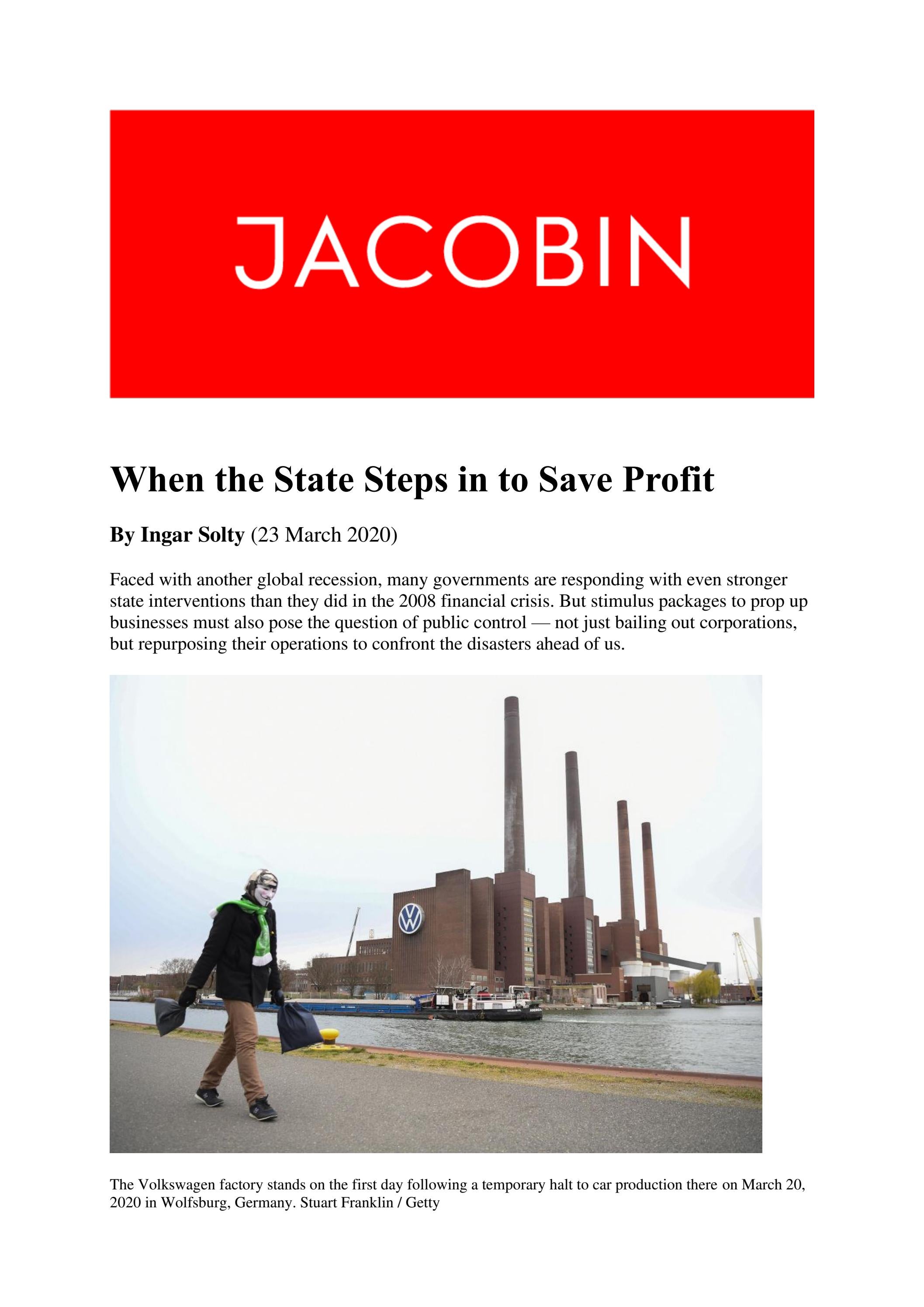 When the State Steps in to Save Profit by demandside - Issuu